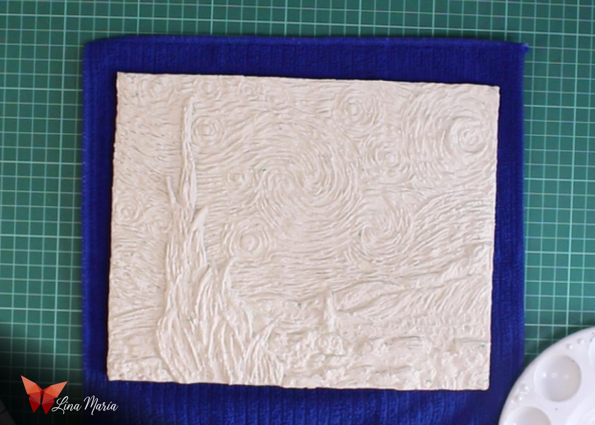 DIY Relief Painting - Starry Night : 25 Steps (with Pictures ...