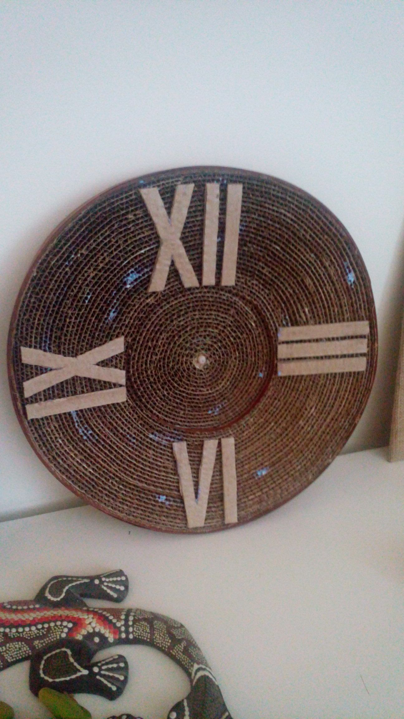 Cardboard Wall Clock : 12 Steps (with Pictures) - Instructables