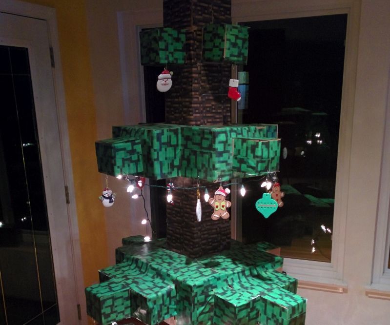 Minecraft Christmas Tree : 3 Steps (with Pictures) - Instructables