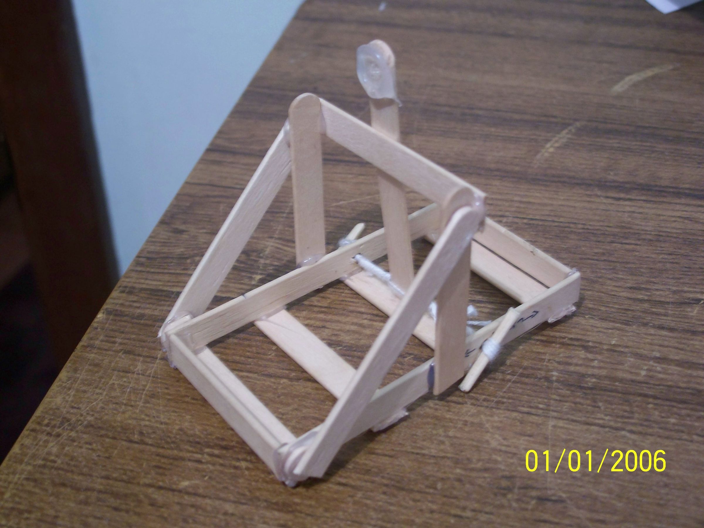 Desktop Popstick Catapult : 5 Steps - Instructables