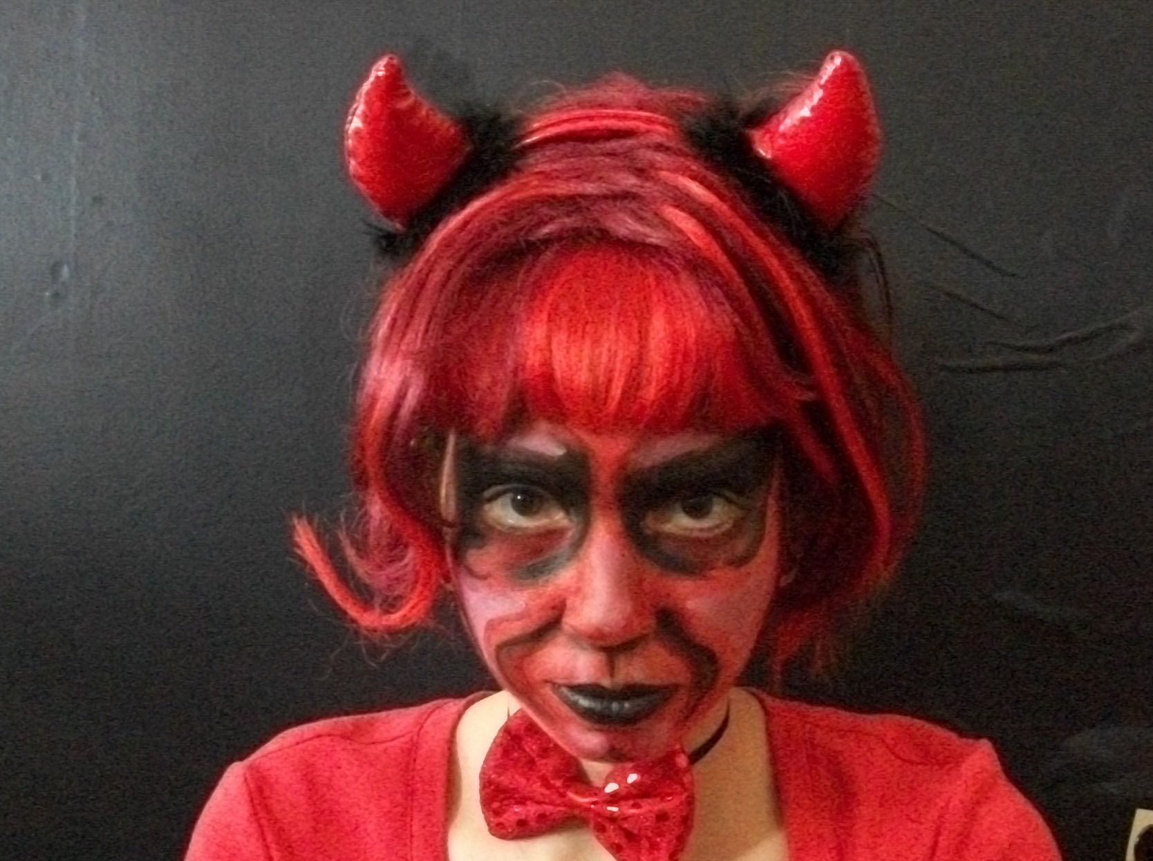 Devil Face Paint For Kids
