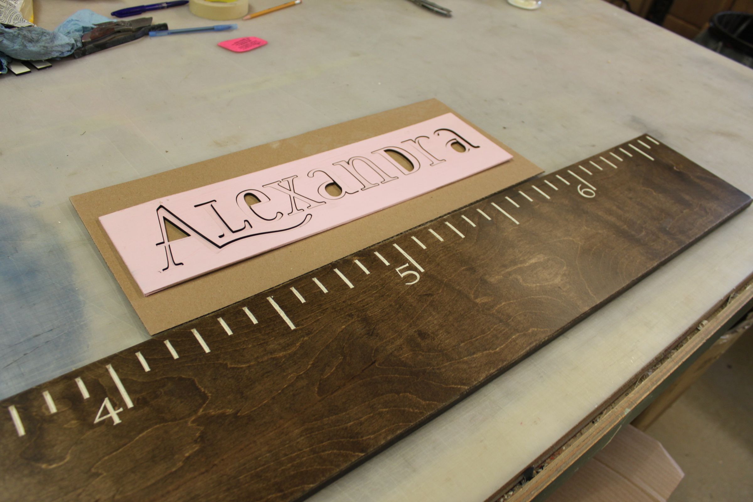 Embossed Name Growth Chart Ruler - Assembly : 7 Steps (with Pictures ...