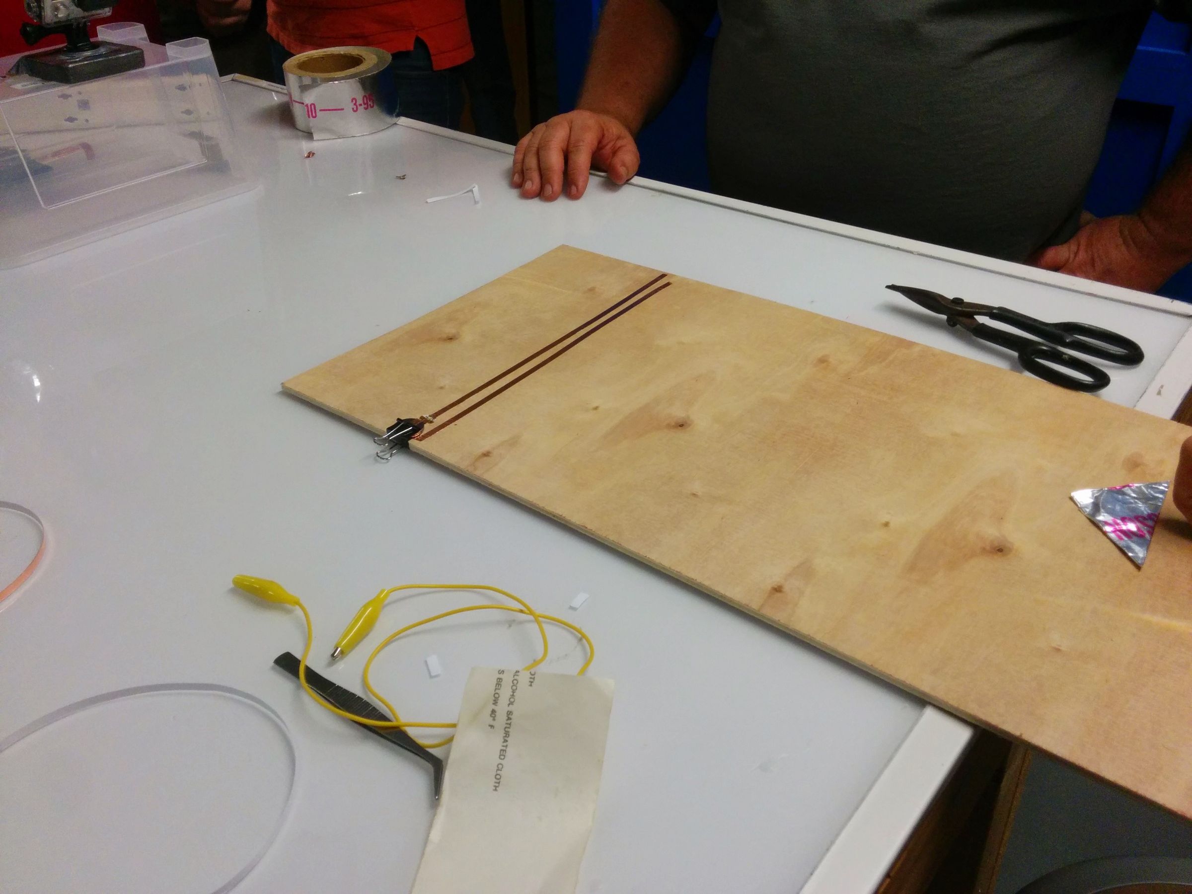 Electronic Shuffleboard With Chibitronics : 5 Steps - Instructables