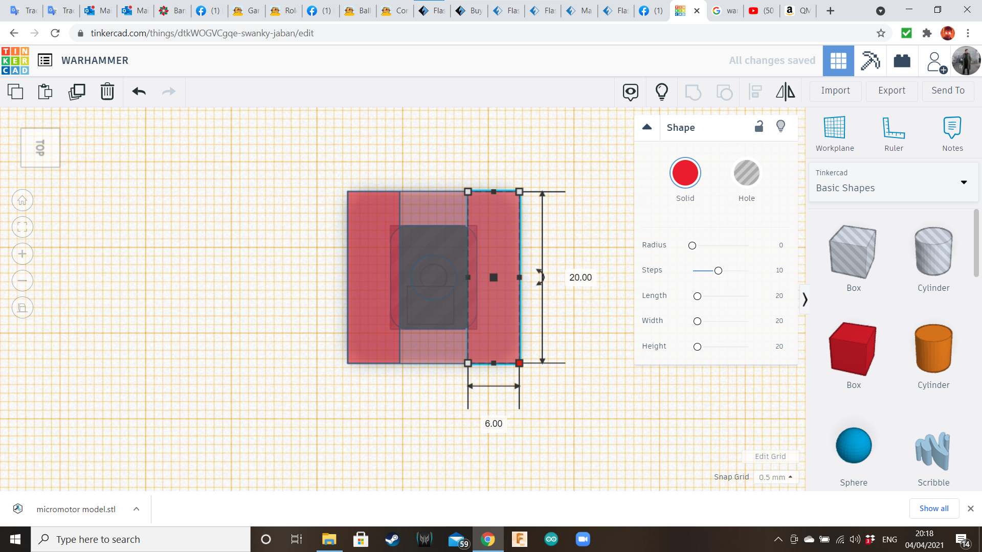 Tinkercad Robotics for (High) School: Walking Warhammer 40K's ...
