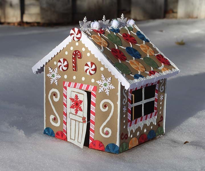 Paper Gingerbread House : 5 Steps (with Pictures) - Instructables