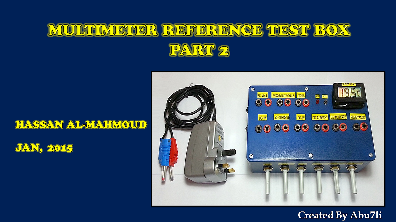 Multimeter Reference Test Box Part 2 - Instructables