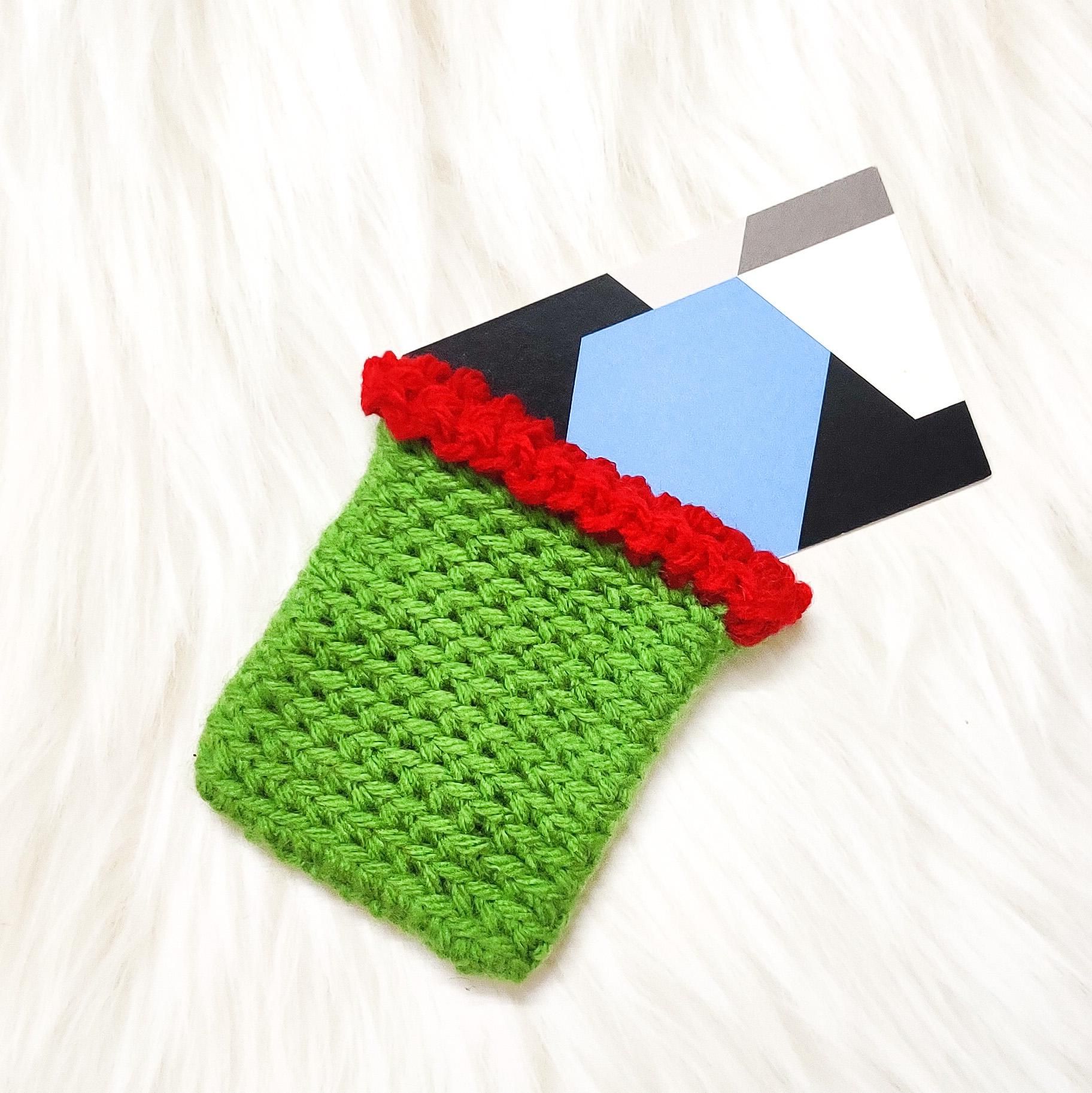 Christmas Crochet Gift Card Holder : 5 Steps (with Pictures ...