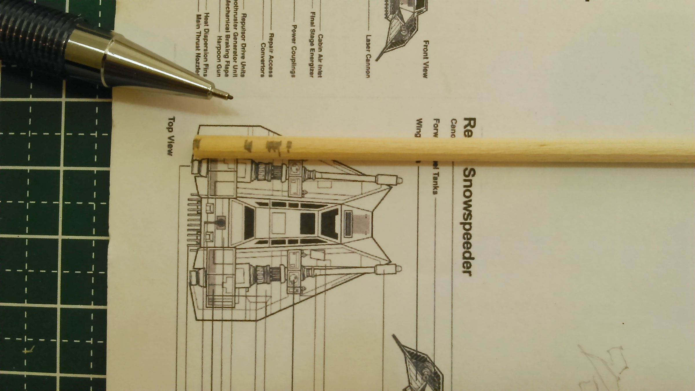 Mini Rebel Snowspeeder Popsicle Stick Model : 5 Steps (with Pictures ...