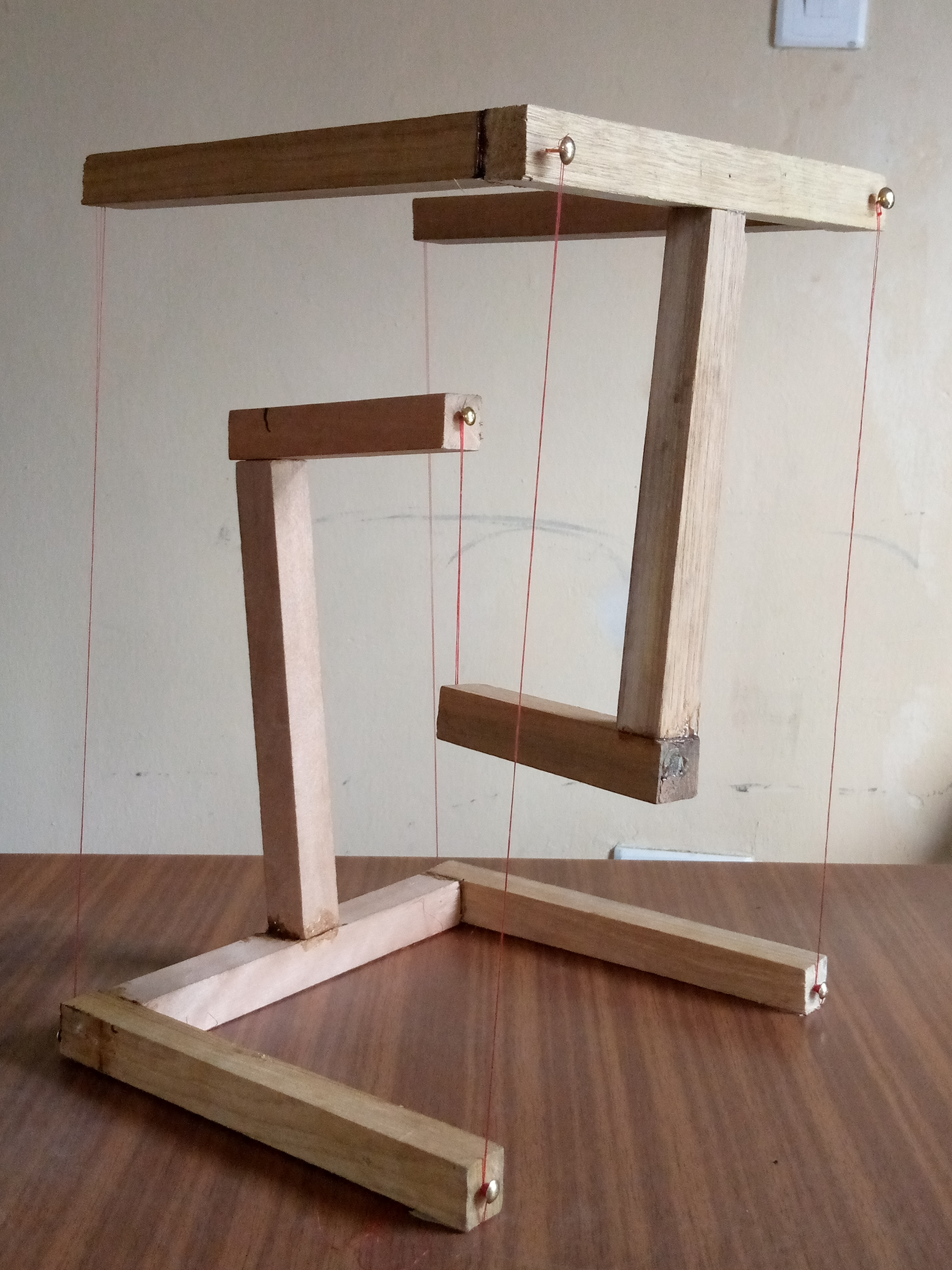 Scraps and Physics of a Tensegrity Structure : 12 Steps - Instructables