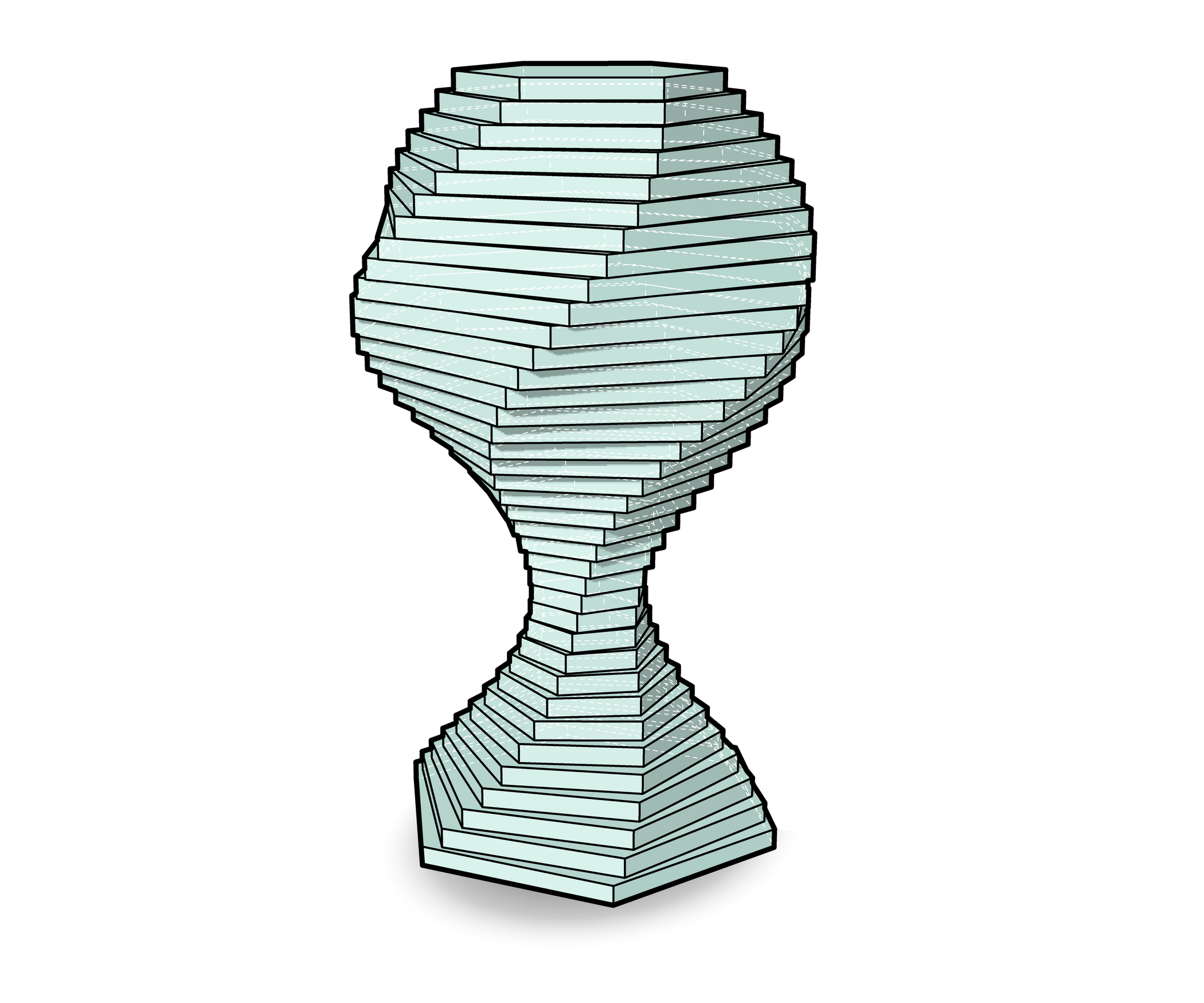 Lasercutting a Twisting Cardboard Lamp : Rhino + Grasshopper : 5 Steps ...