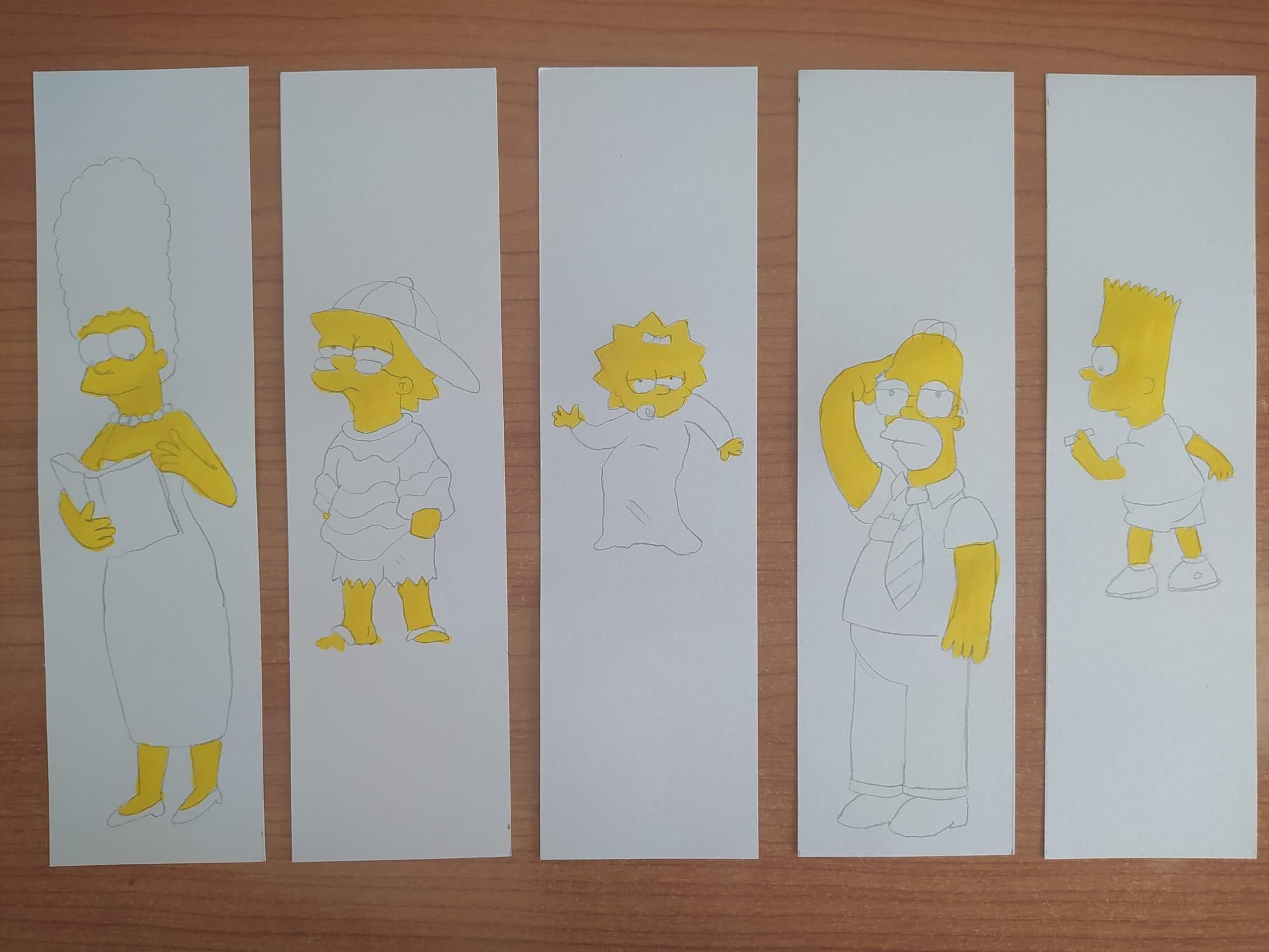 Simpsons Bookmarks + Simple Way to Plasticize : 7 Steps (with Pictures ...
