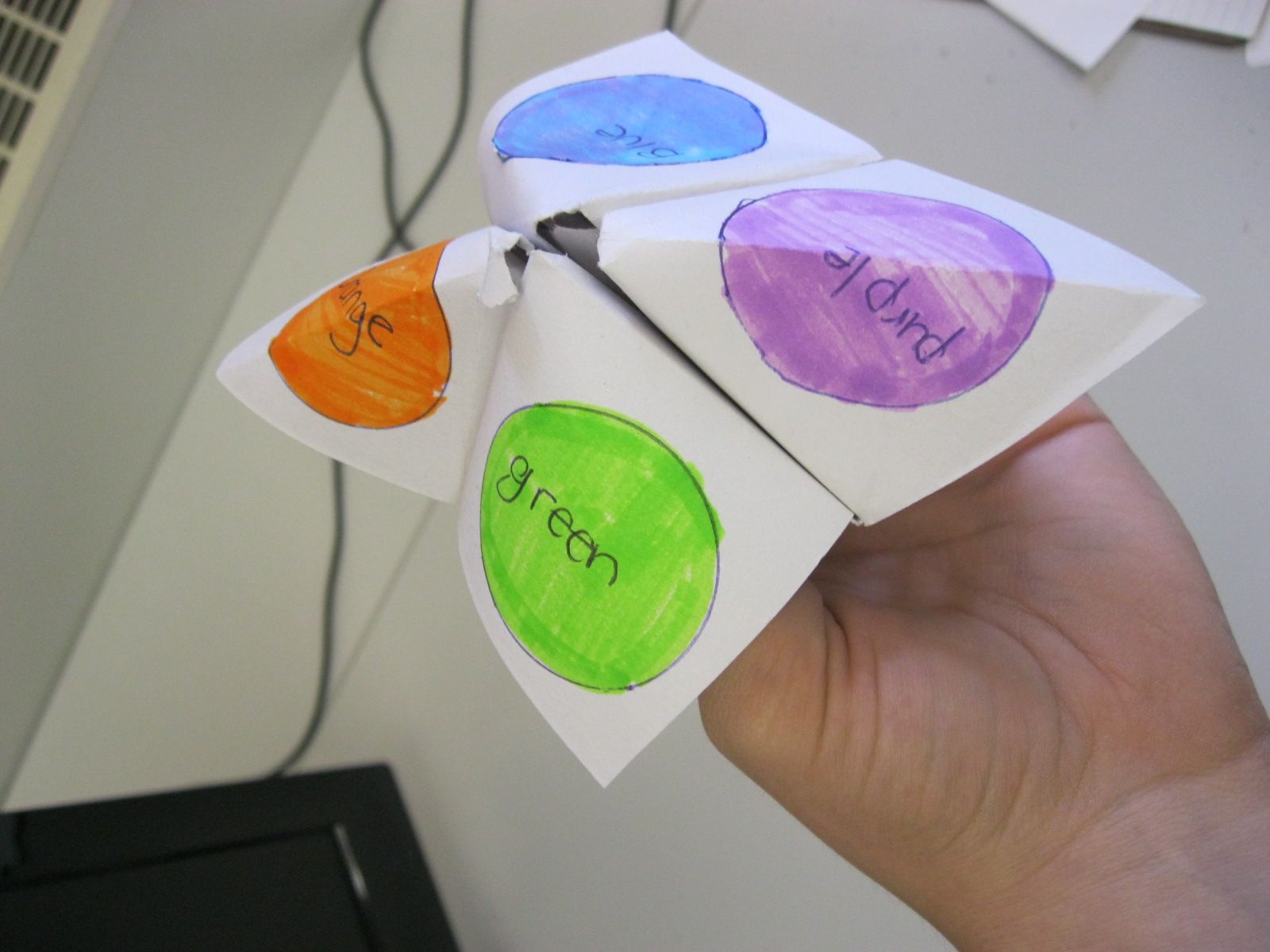 How to Make a Cootie Catcher : 9 Steps (with Pictures) - Instructables