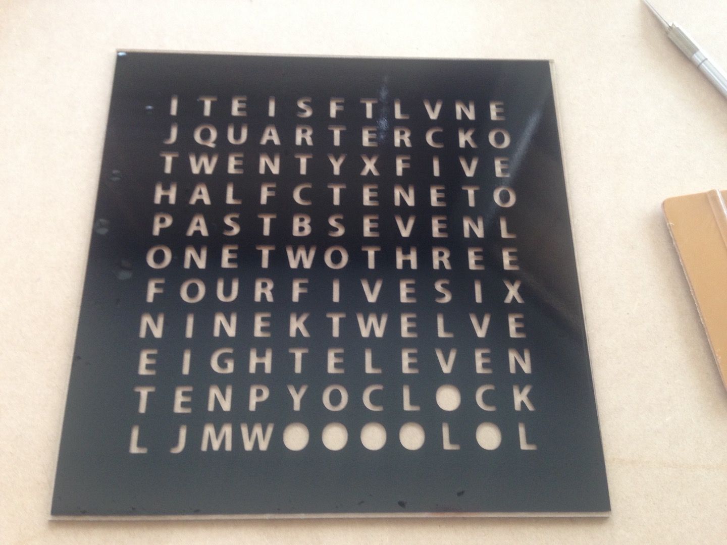 DIY Word Clock - in Seven Steps : 7 Steps - Instructables