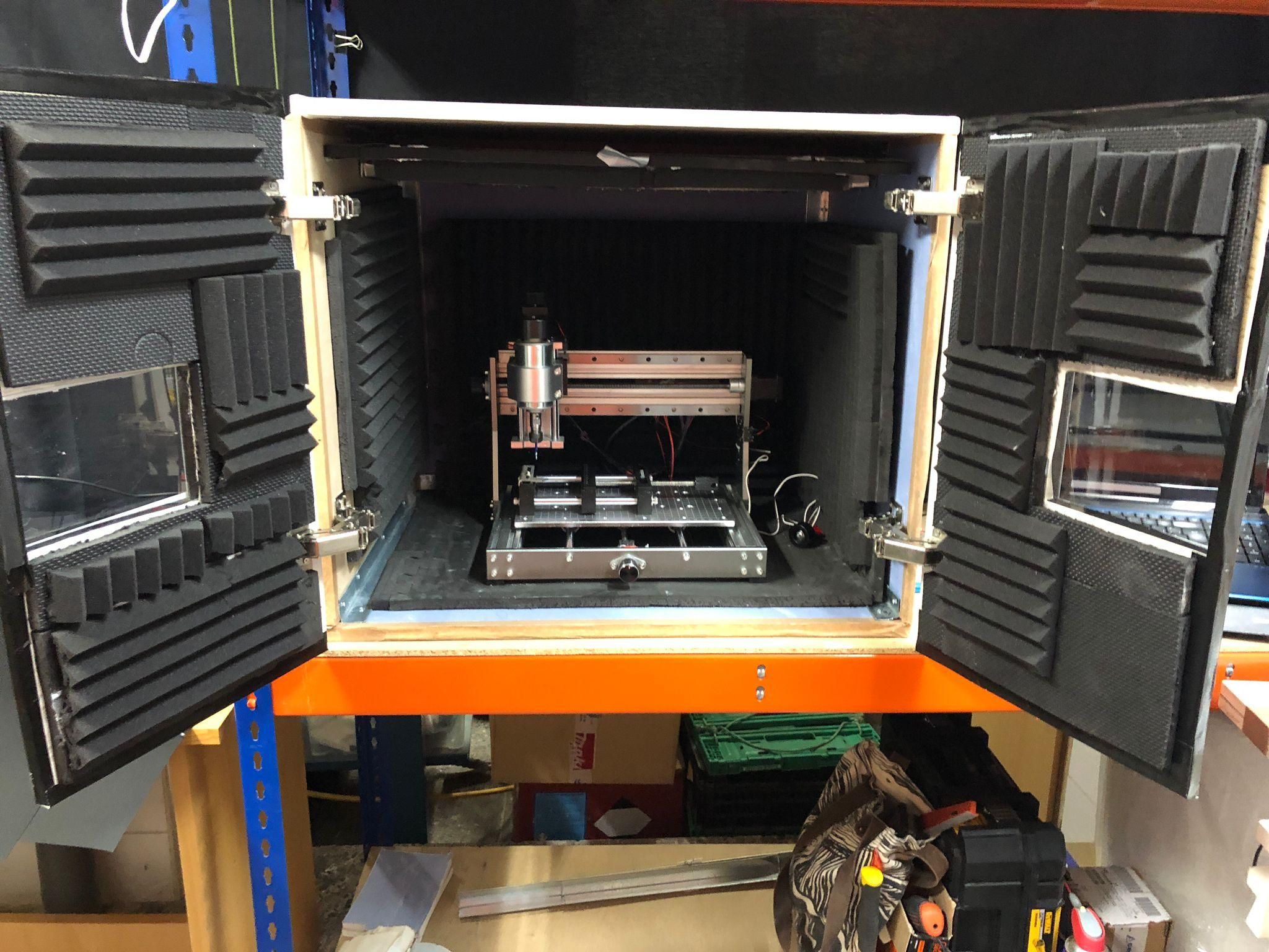 Soundproof CNC Enclosure Built With Drywall : 7 Steps (with Pictures ...