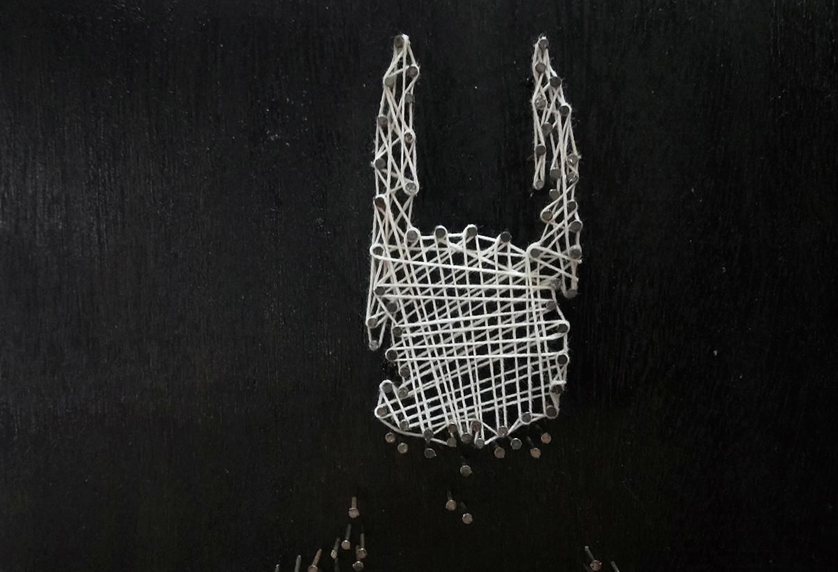 BATMAN | String Art : 6 Steps (with Pictures) - Instructables