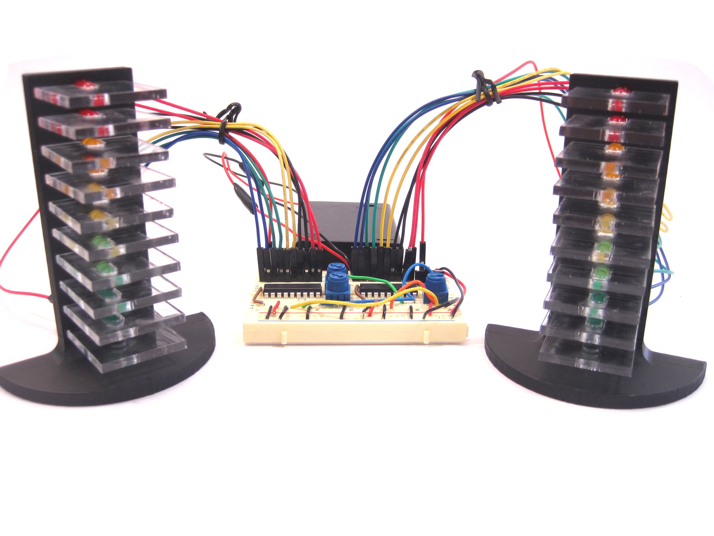 Mini LED Volume Towers (VU Meters) : 13 Steps (with Pictures ...