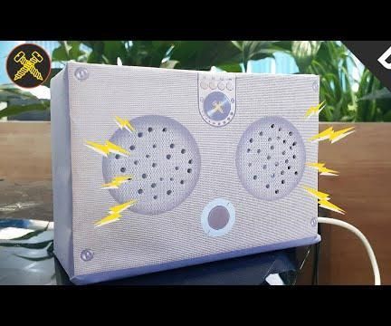DIY - Make USB Mini Speaker System With PAM8403 and Cardboard | Gold ...
