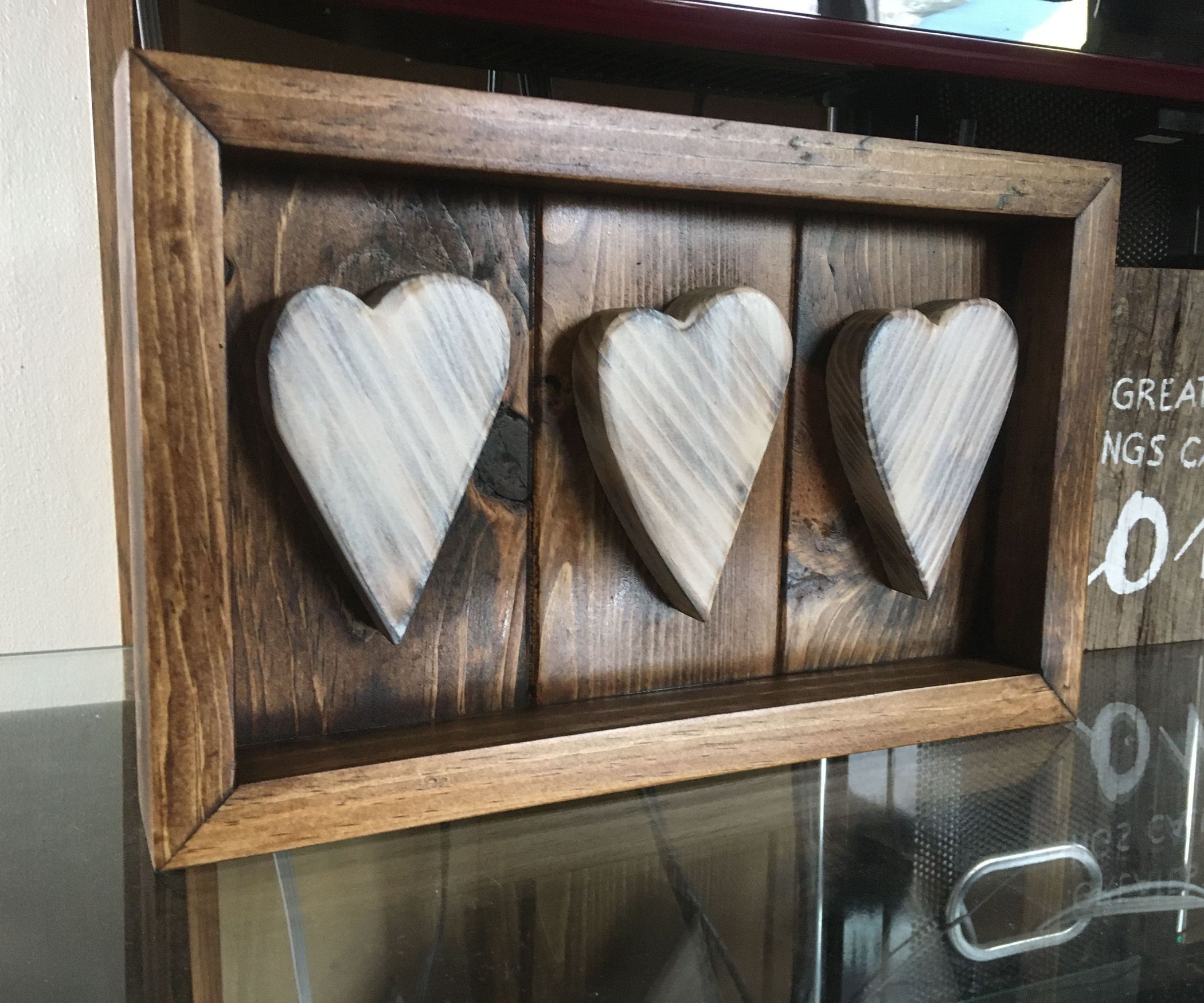 3 Heart Display From Cutoffs : 4 Steps - Instructables