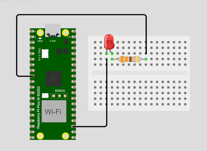 Blinking LED: Raspberry Pi Pico WH With Arduino IDE : 4 Steps (with ...