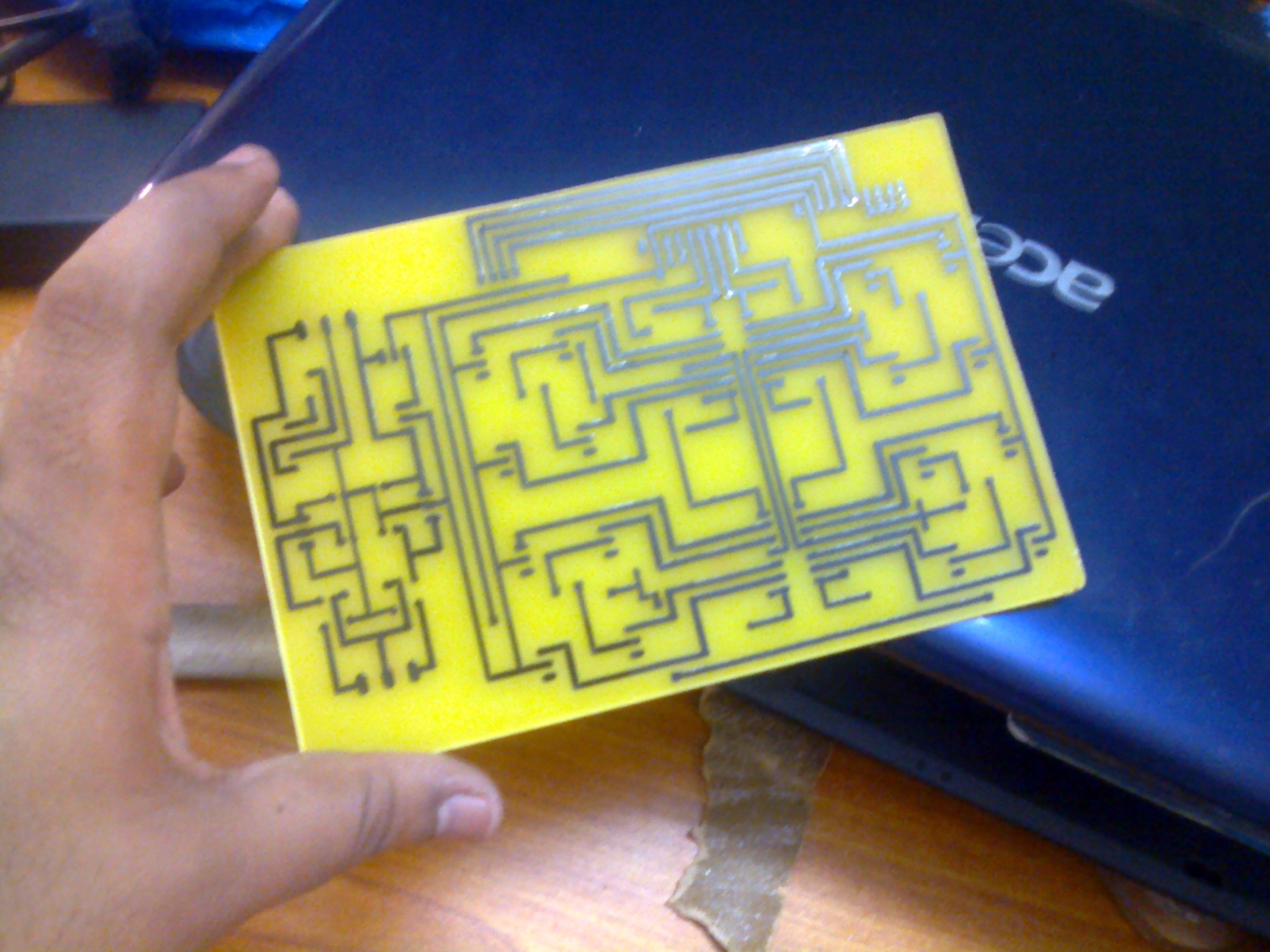 Toner Transfer Method and Sticker Method of PCB Fabrication Along With ...