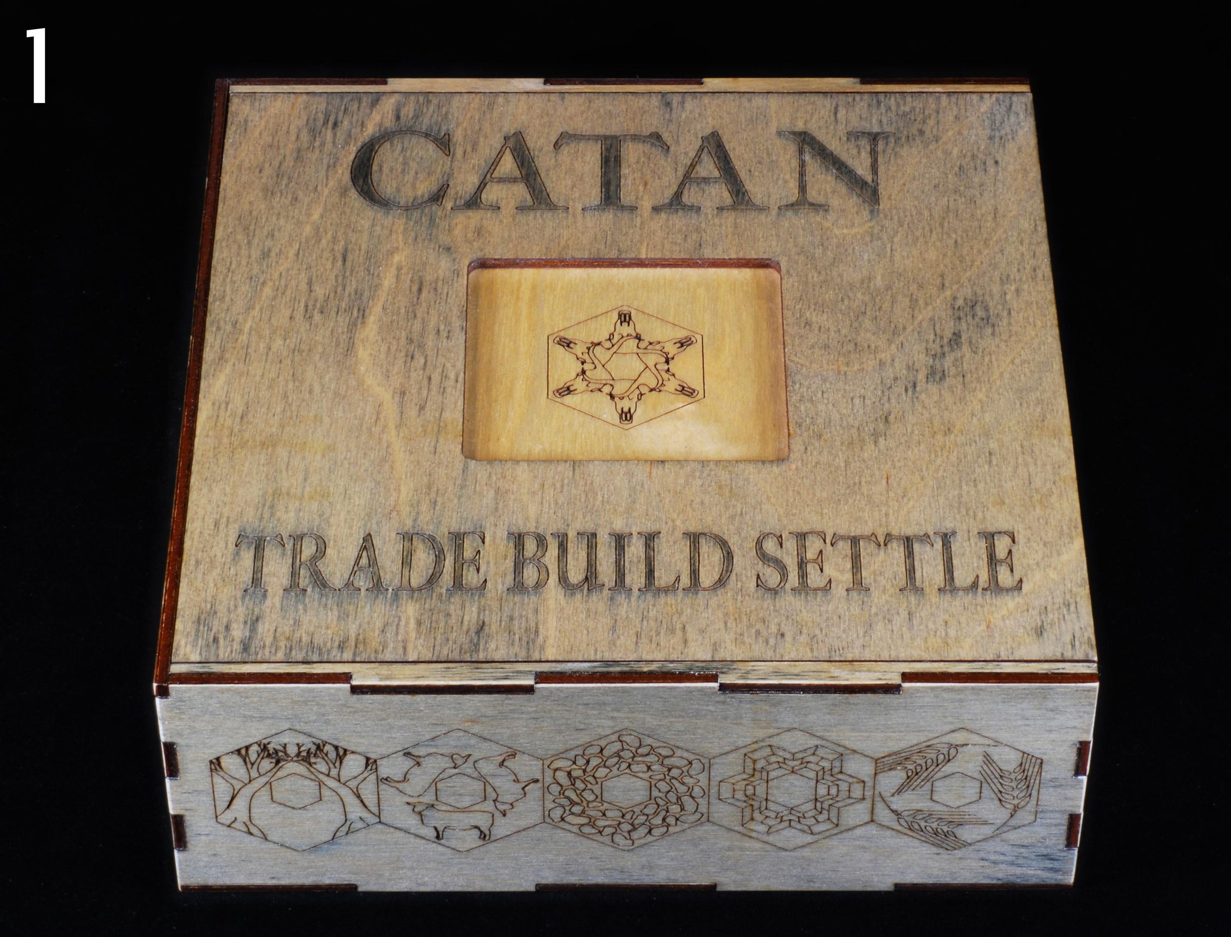 Laser-Cut Travel-Sized Catan Original and 5-6 Player Extension : 15 ...