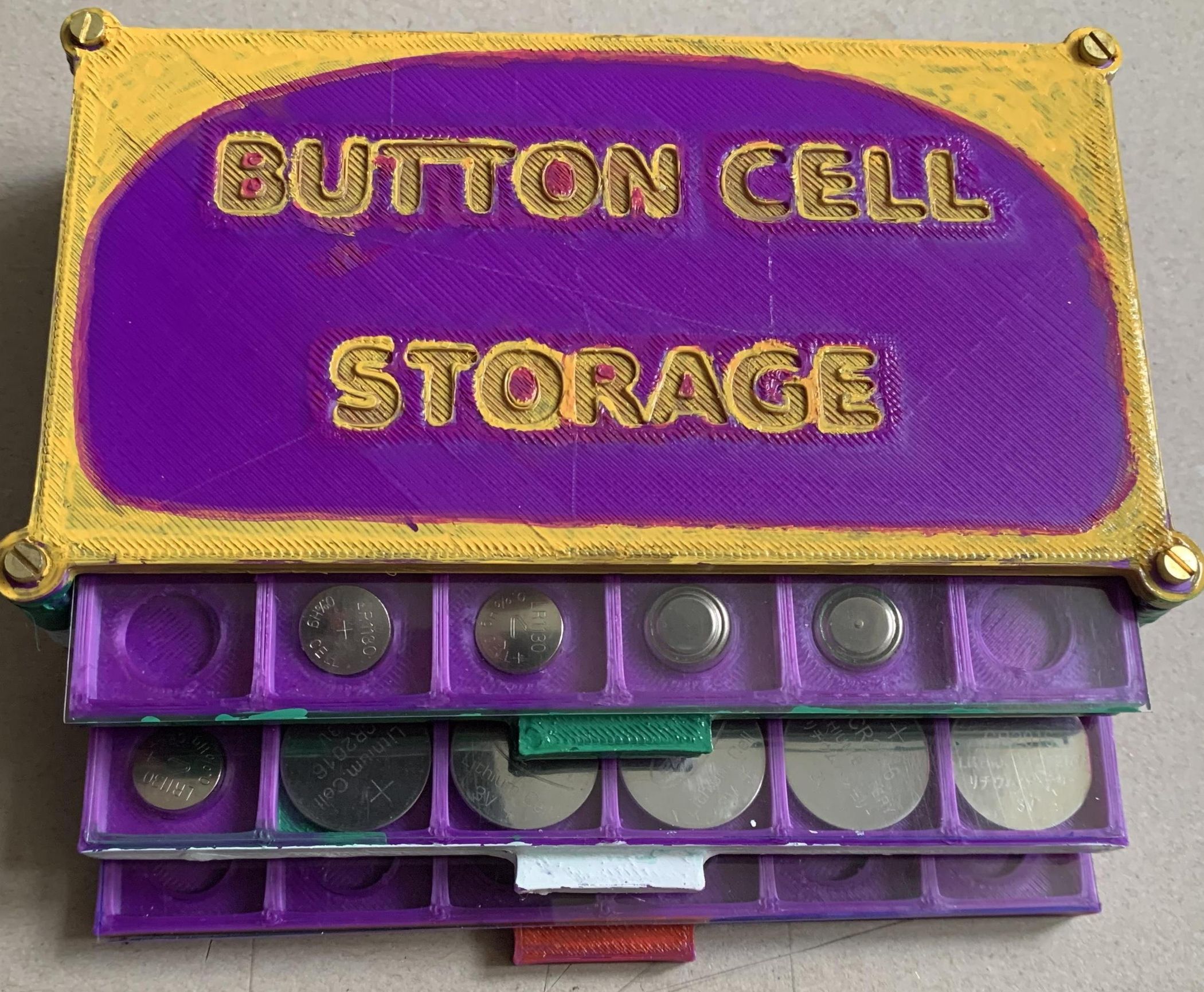 A 3D Printed Button Cell Storage Container : 3 Steps (with Pictures ...
