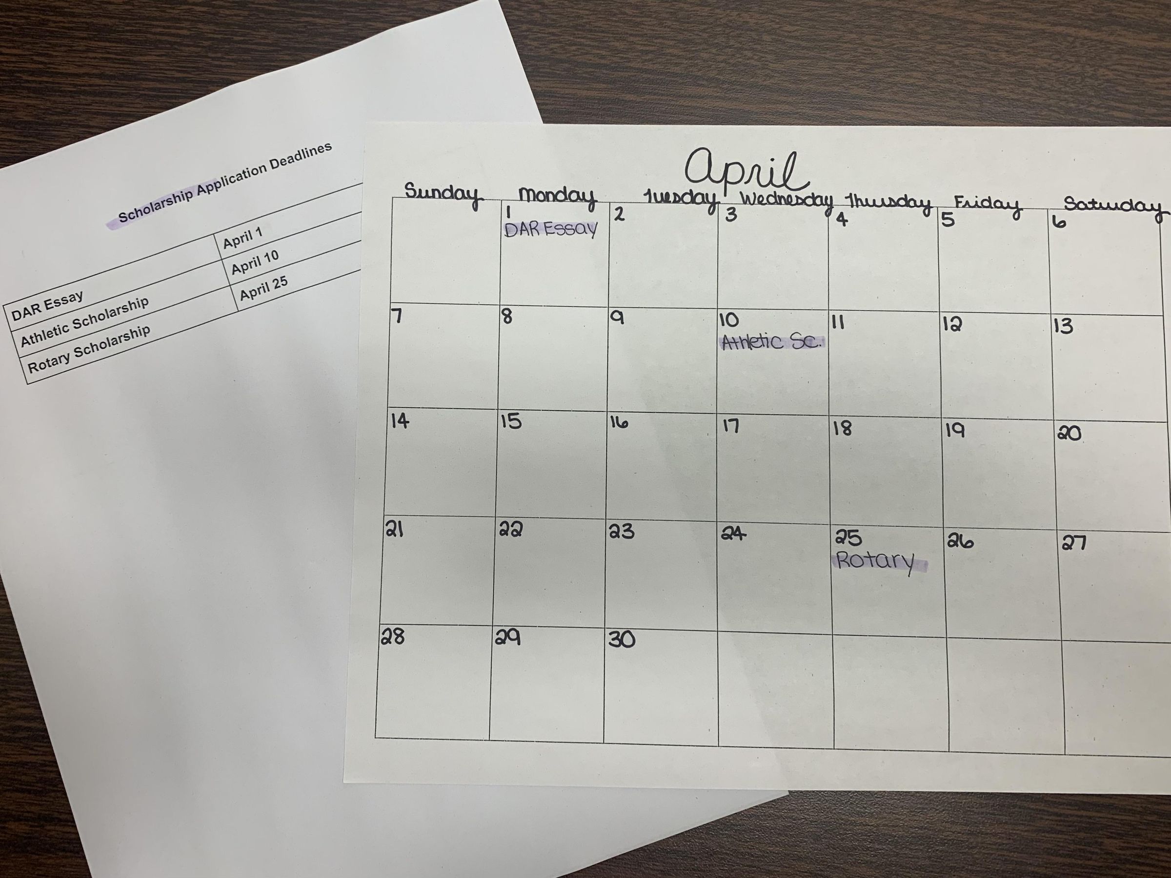 How to Draw a Calendar and Organize Your Tasks : 10 Steps - Instructables