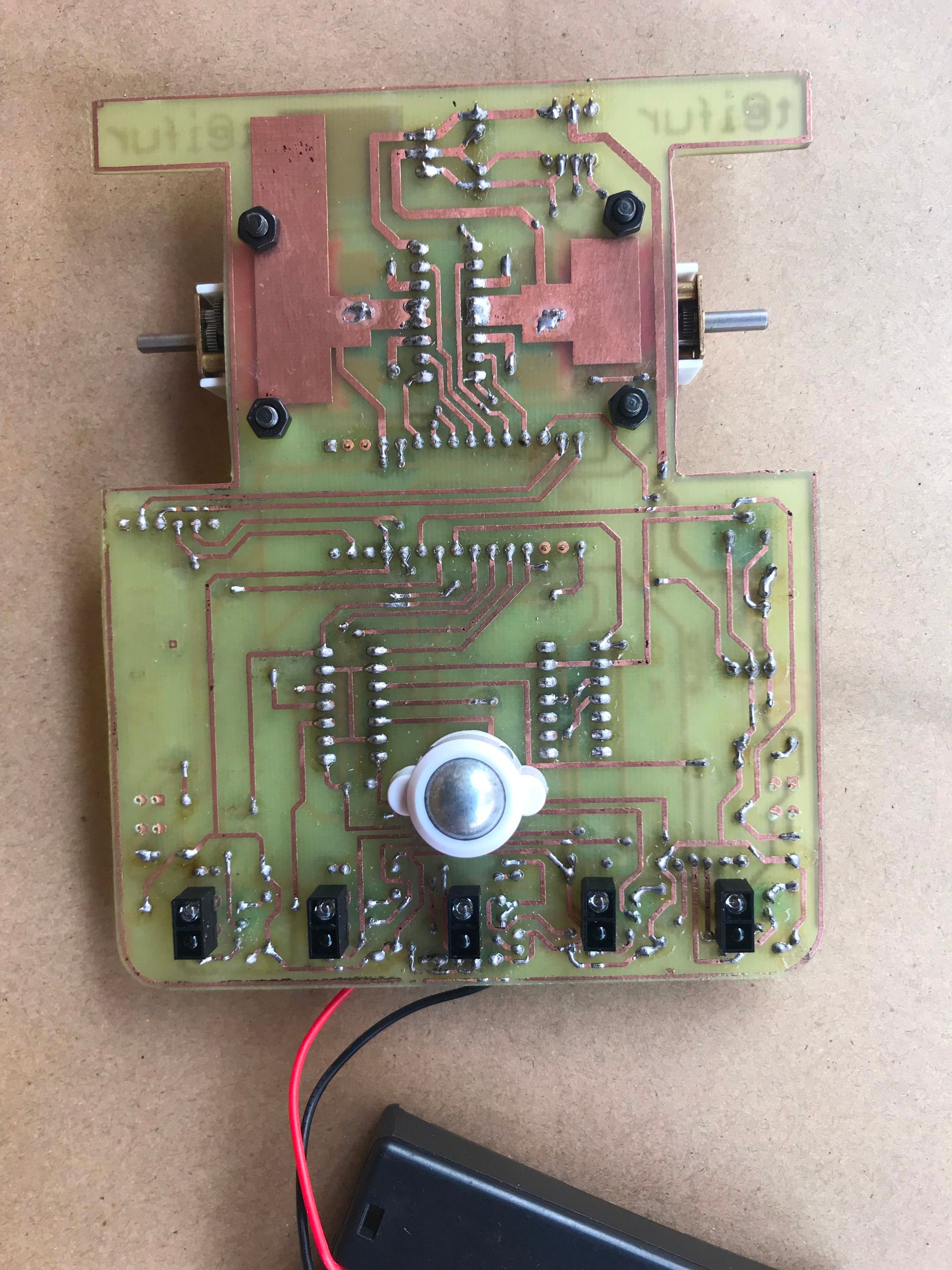 PCB BOT (Line Following, Obstacle Avoiding & Bluetooth Controlled Robot ...