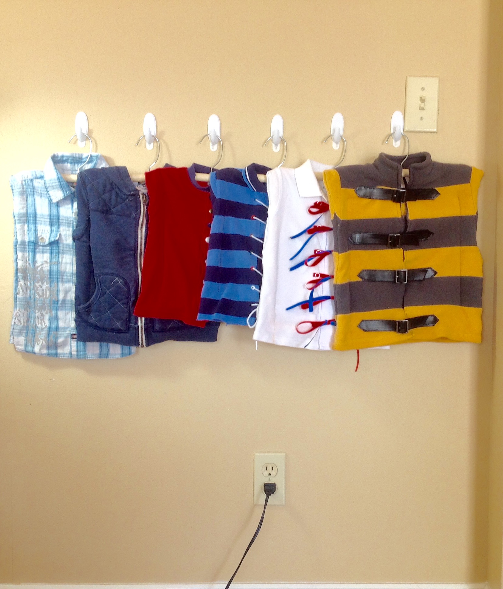 DIY Montessori Dressing Frames for Practical Life Skills : 11 Steps ...