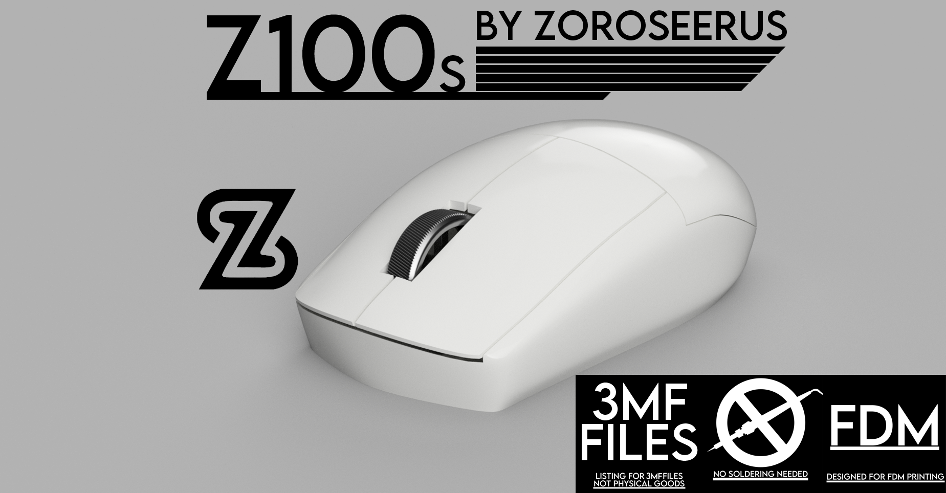 Z100s, 3D Printed Symmetric Wireless Mouse Guide - Instructables