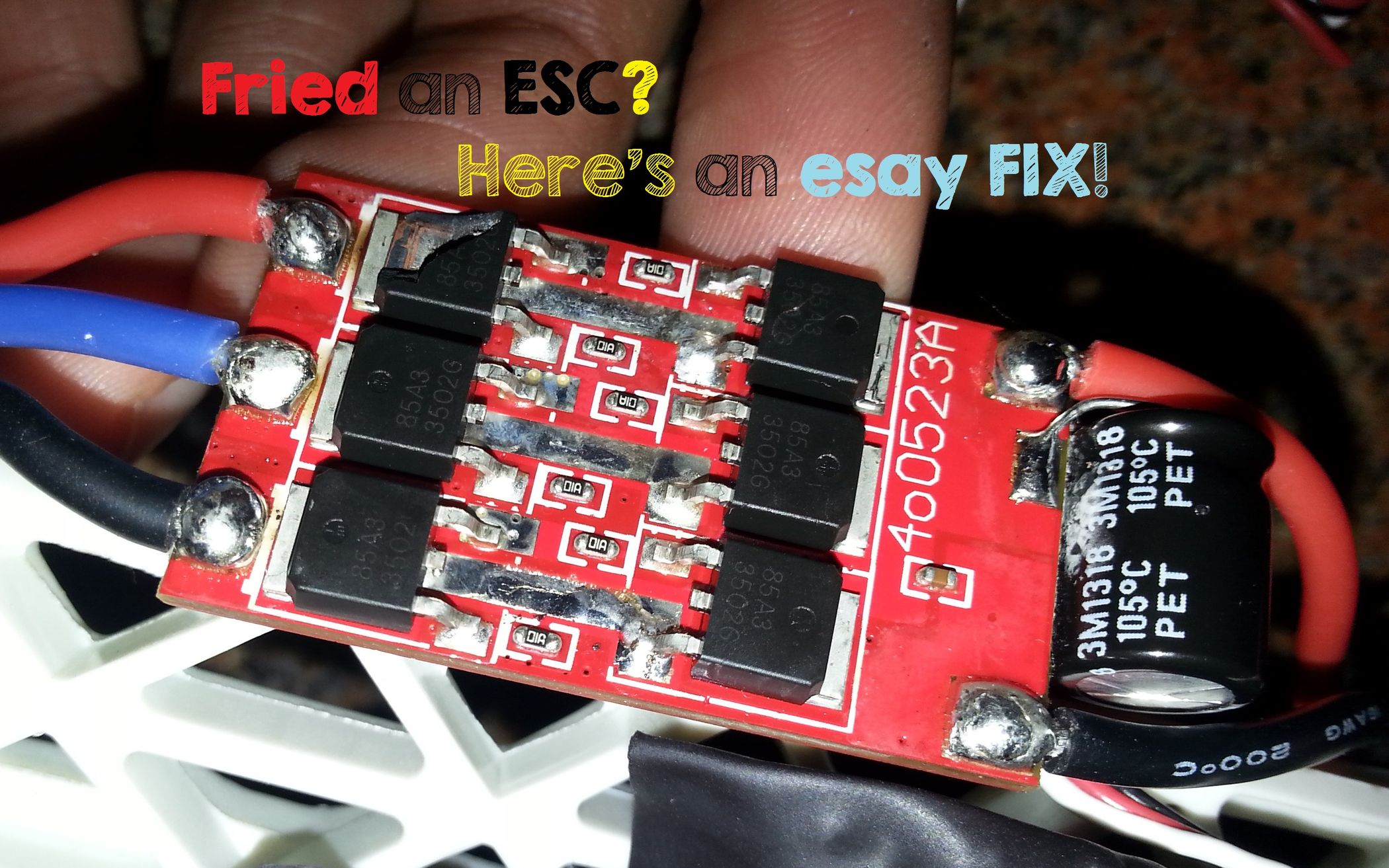 FIX a FRIED ESC! : 5 Steps - Instructables