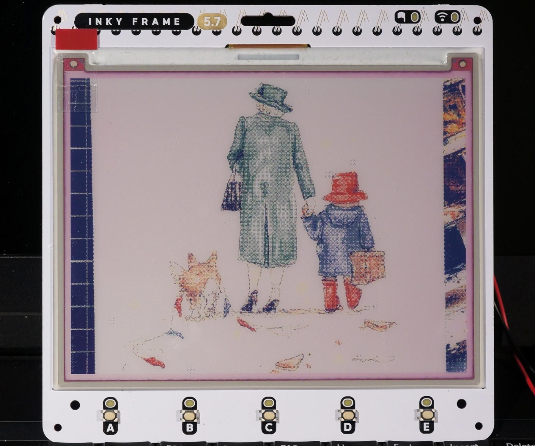 Pimoroni Inky Frame Comparison - 4 Inch Vs 5.7 Inch : 18 Steps (with ...