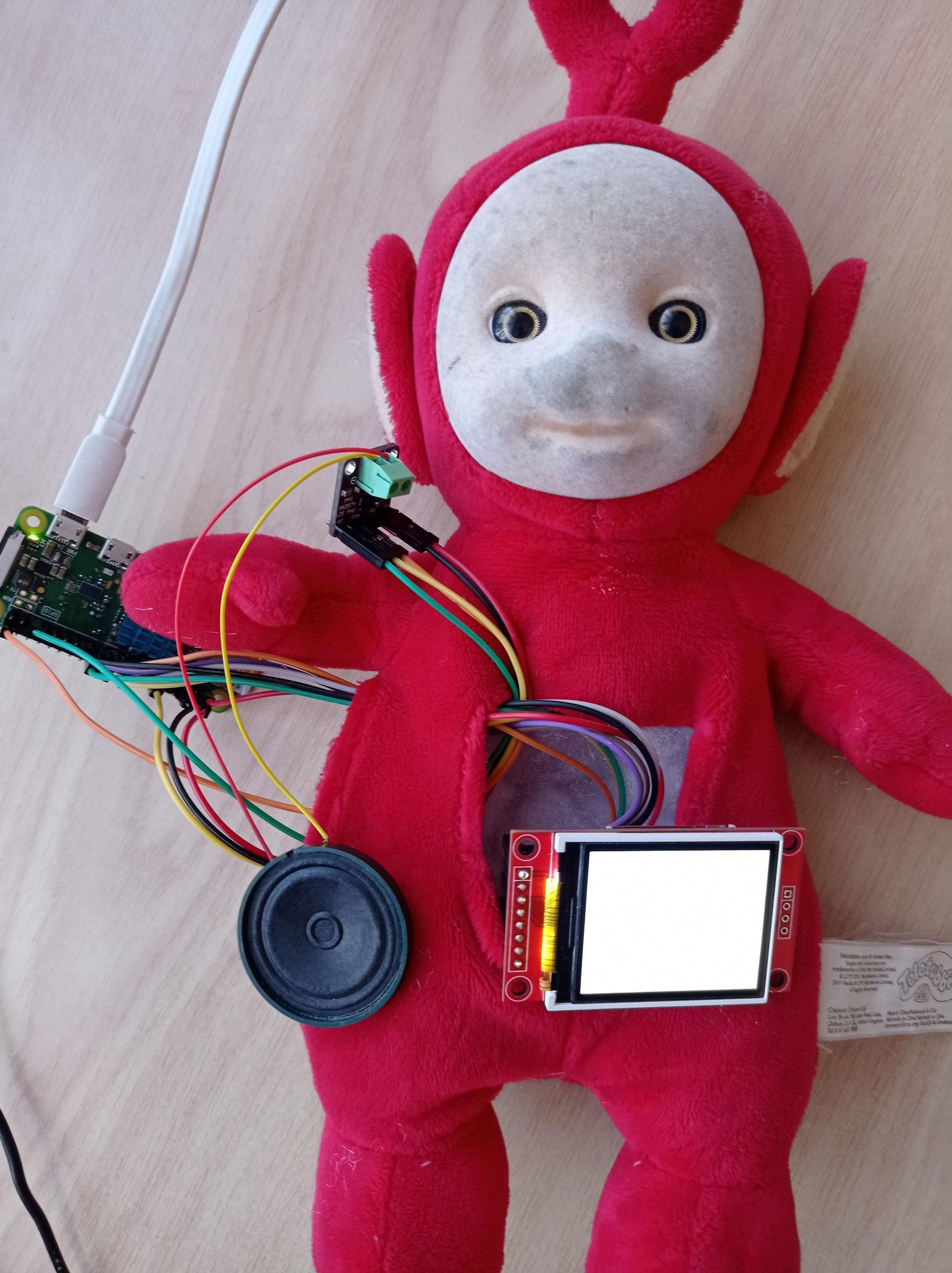 Teletubbies Toy With Real LCD Screen on Its Tummy Playing Real Videos ...