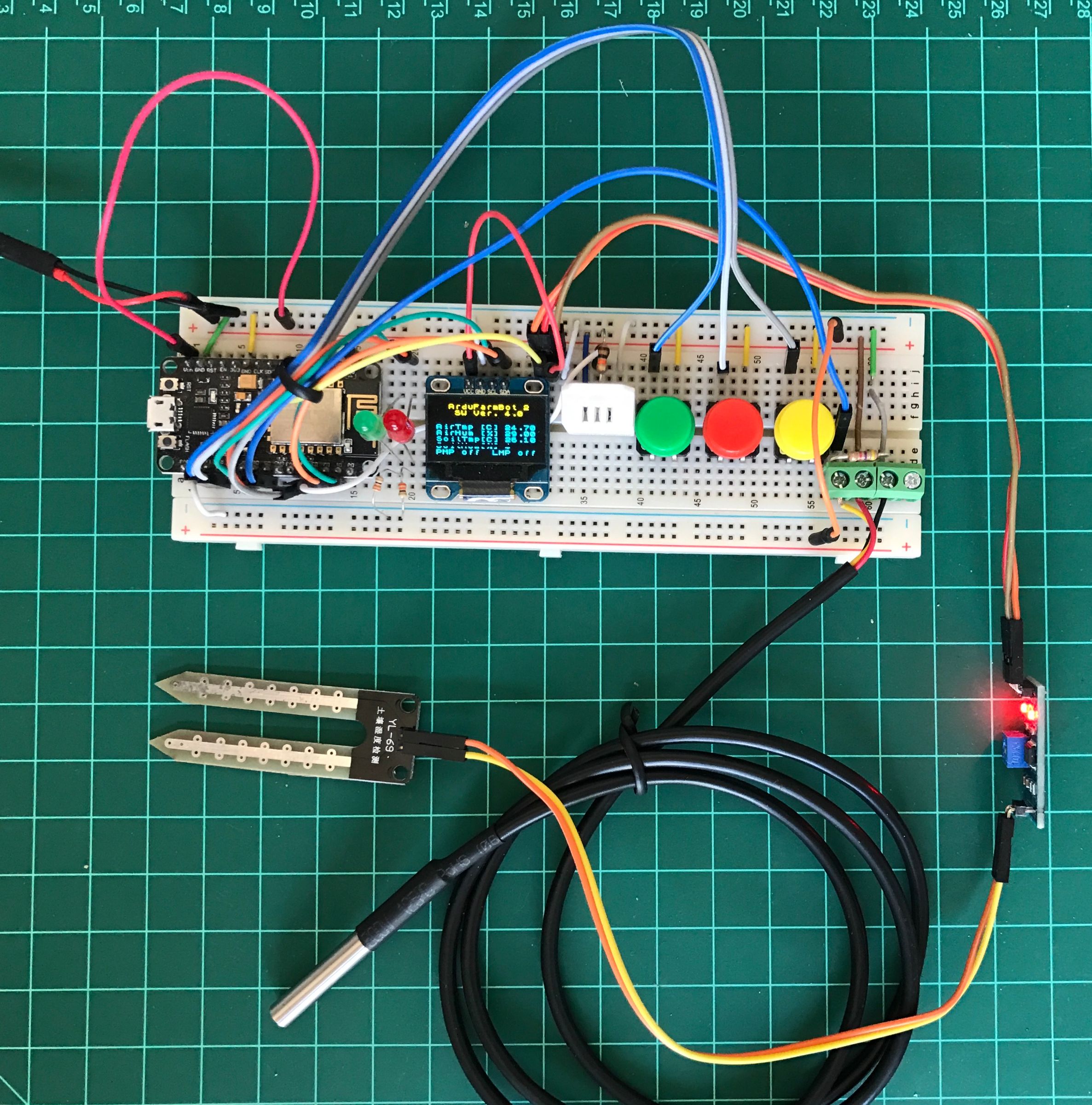 Automatic Gardening System With NodeMCU and Blynk, the "ArduFarmBot 2 ...