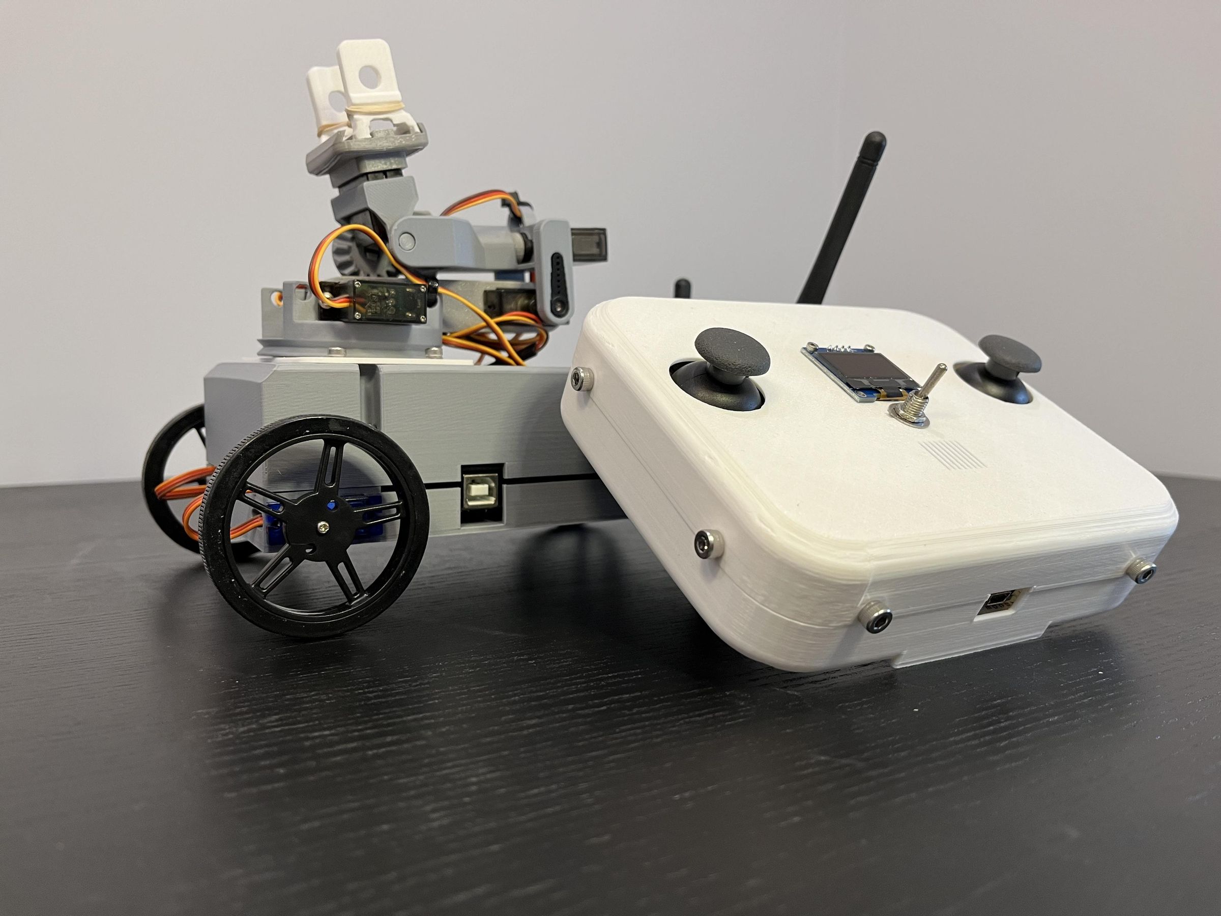 3D Printed Arduino Servo Platform With Robotic Arm : 4 Steps ...