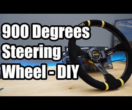 How to Make DIY Steering Wheel for Sim Racing Games (iRacing, Dirt ...