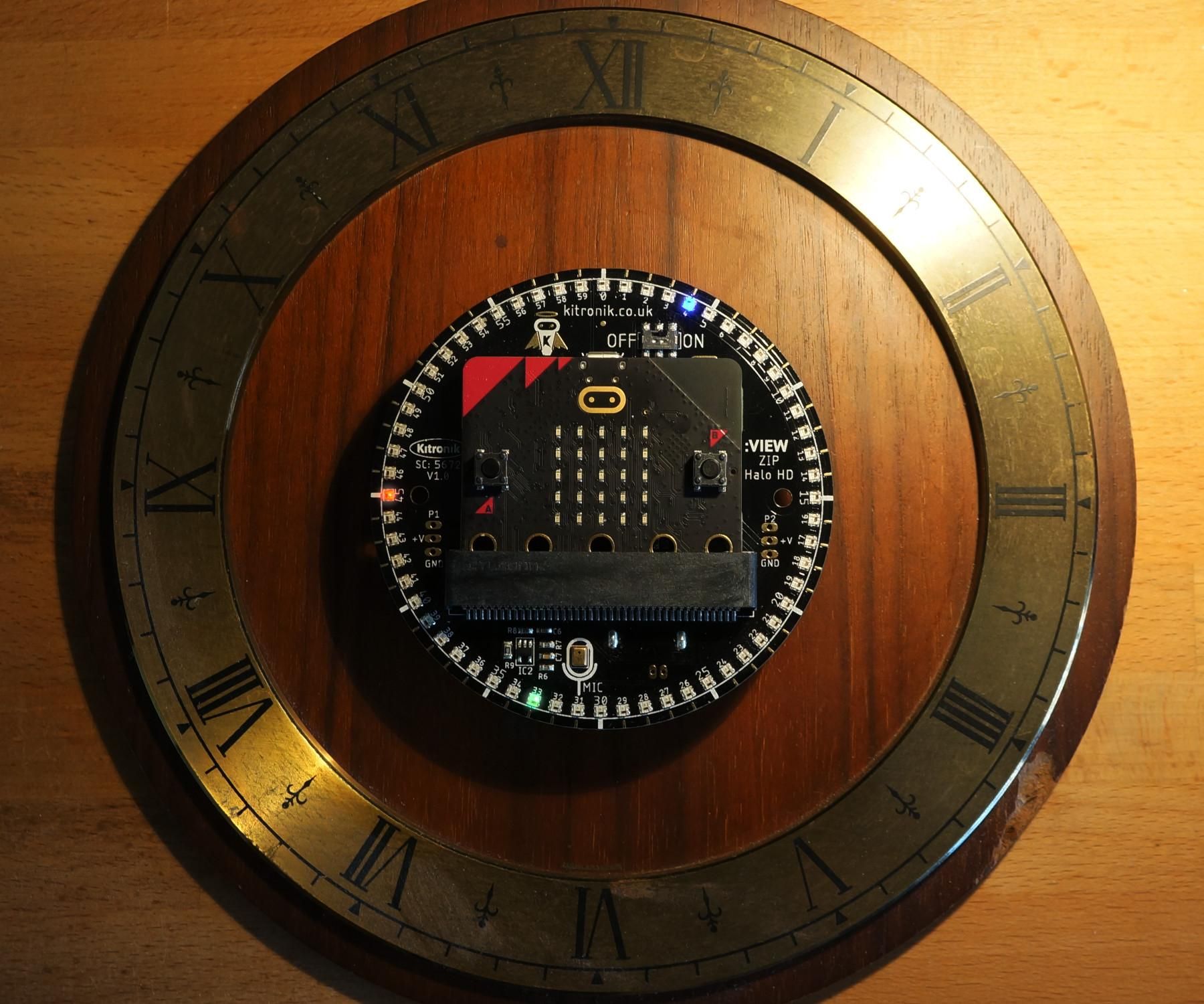 Making an Accurate Stylish Clock With the Kitronik ZIP Halo HD and a BBC Micro:bit in ...