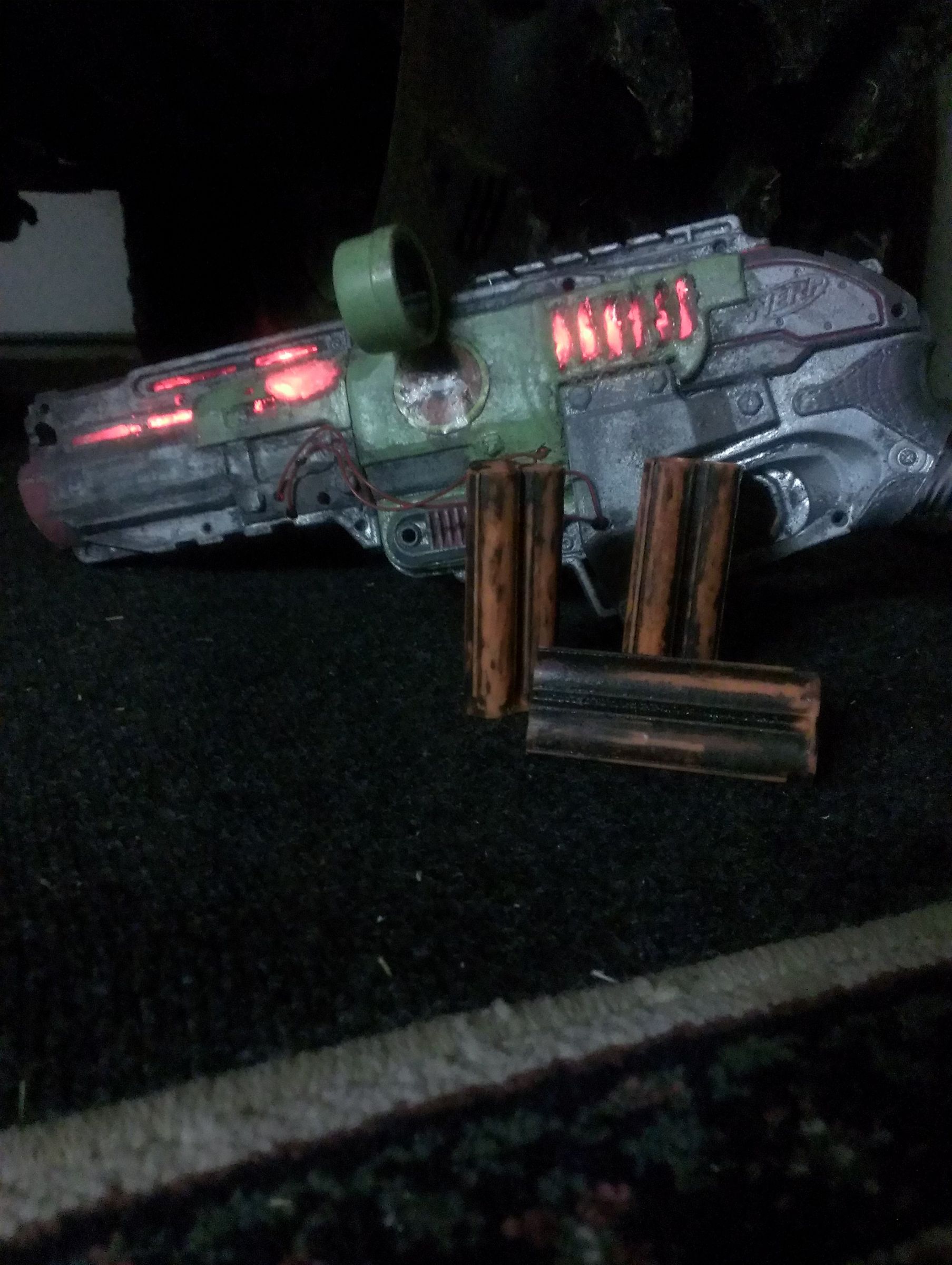 Light Up Nerf Gun! : 7 Steps - Instructables