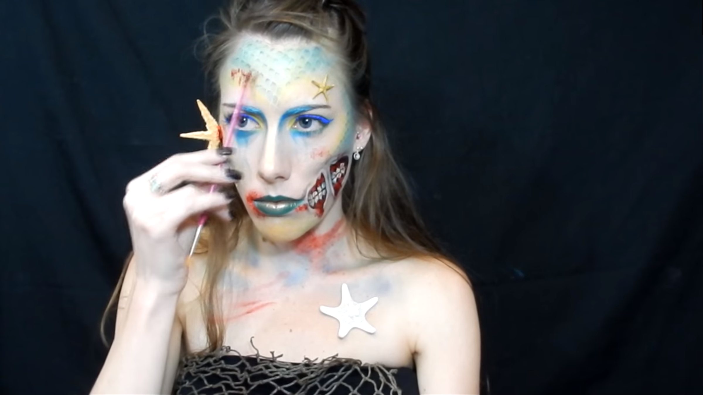 Zombie Mermaid Makeup