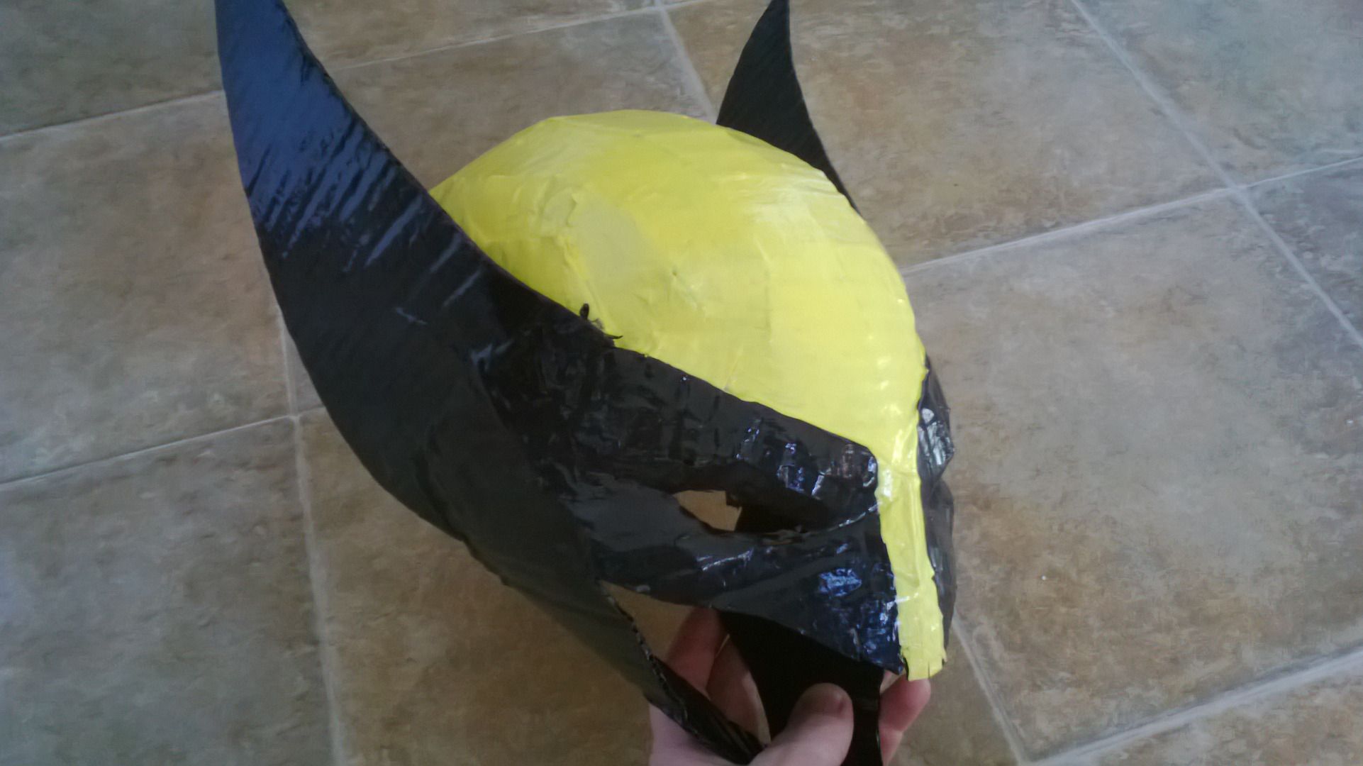 Last Minute Cardboard Wolverine Pepakura Mask : 4 Steps - Instructables