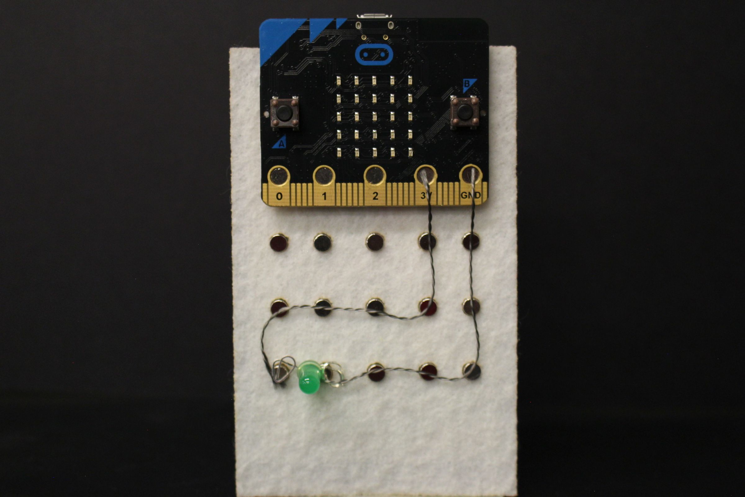 The ThreadBoard: Micro:bit E-Textile Prototyping Board : 5 Steps (with ...