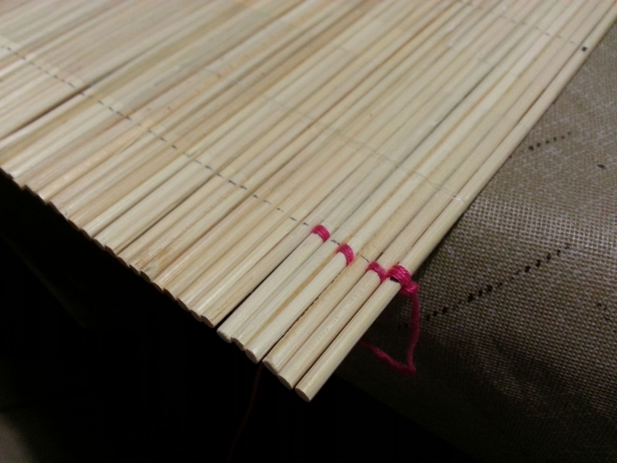 How To: Sushi Mat : 4 Steps (with Pictures) - Instructables