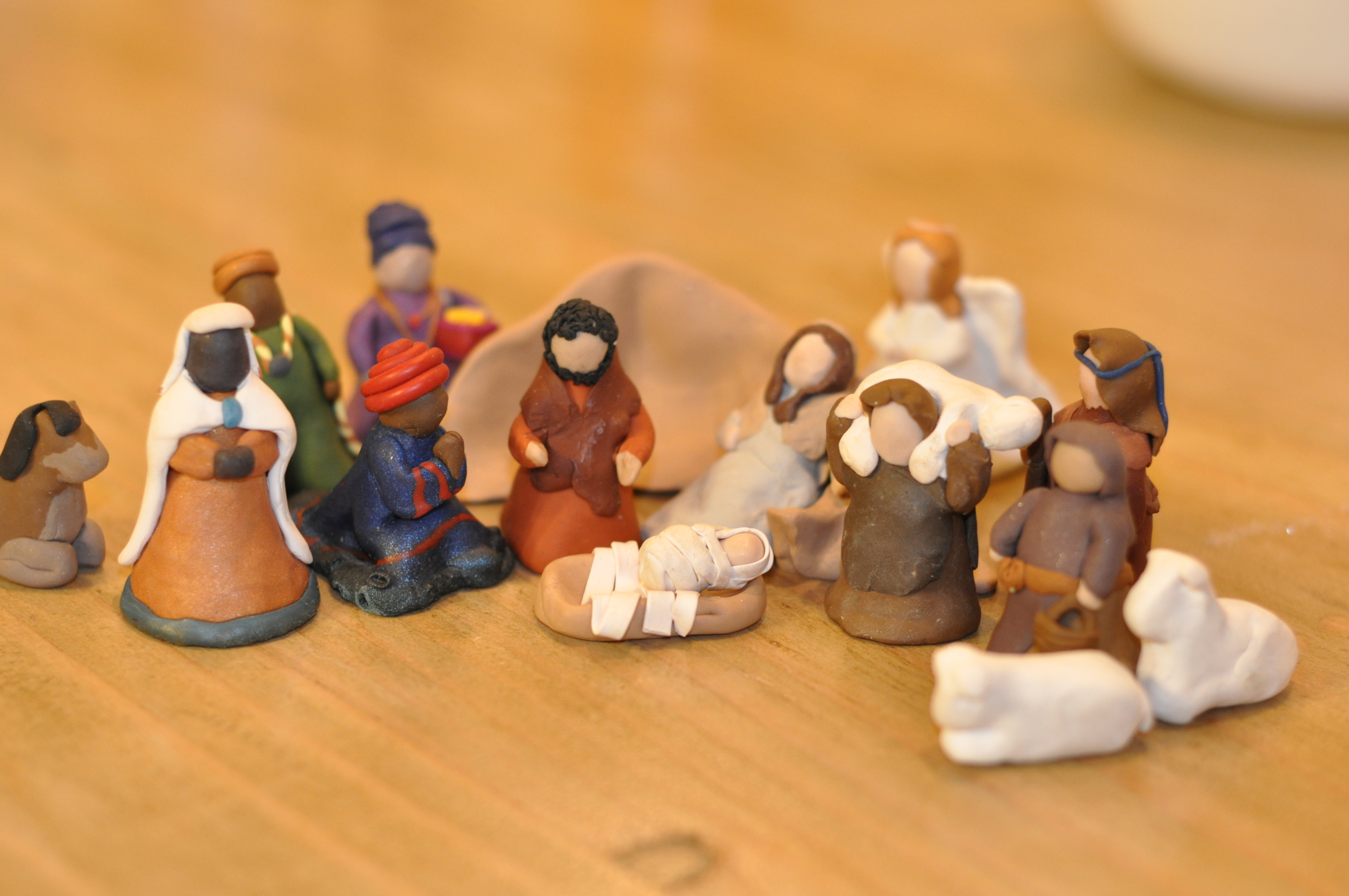 Easy Clay Nativity People : 4 Steps (with Pictures) - Instructables