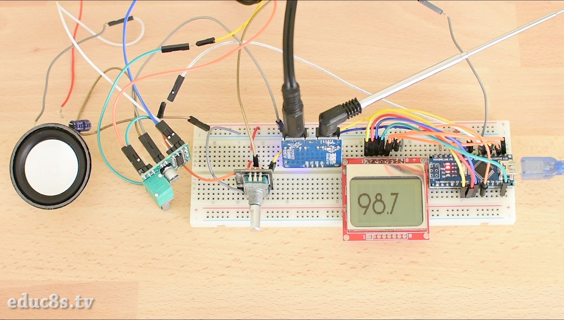 Art Deco FM Radio Project Using Arduino : 7 Steps (with Pictures ...