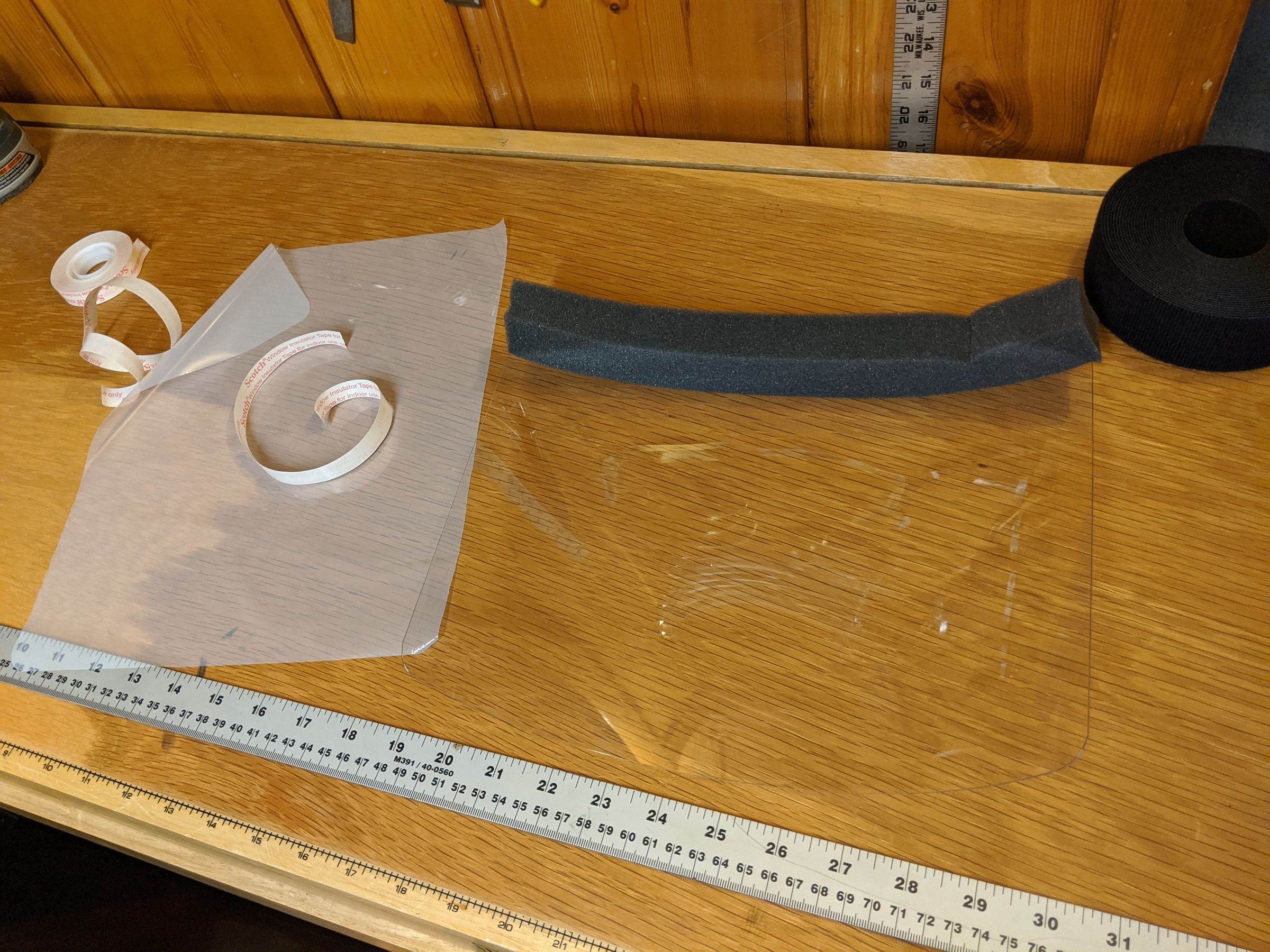 Face Shield for Healthcare Providers (No 3D Printer Needed) : 8 Steps ...