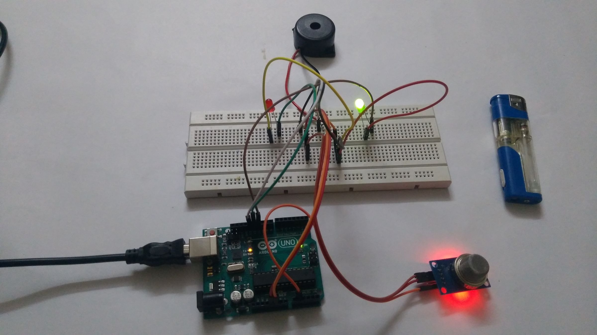Gas Sensor Using Arduino : 4 Steps - Instructables
