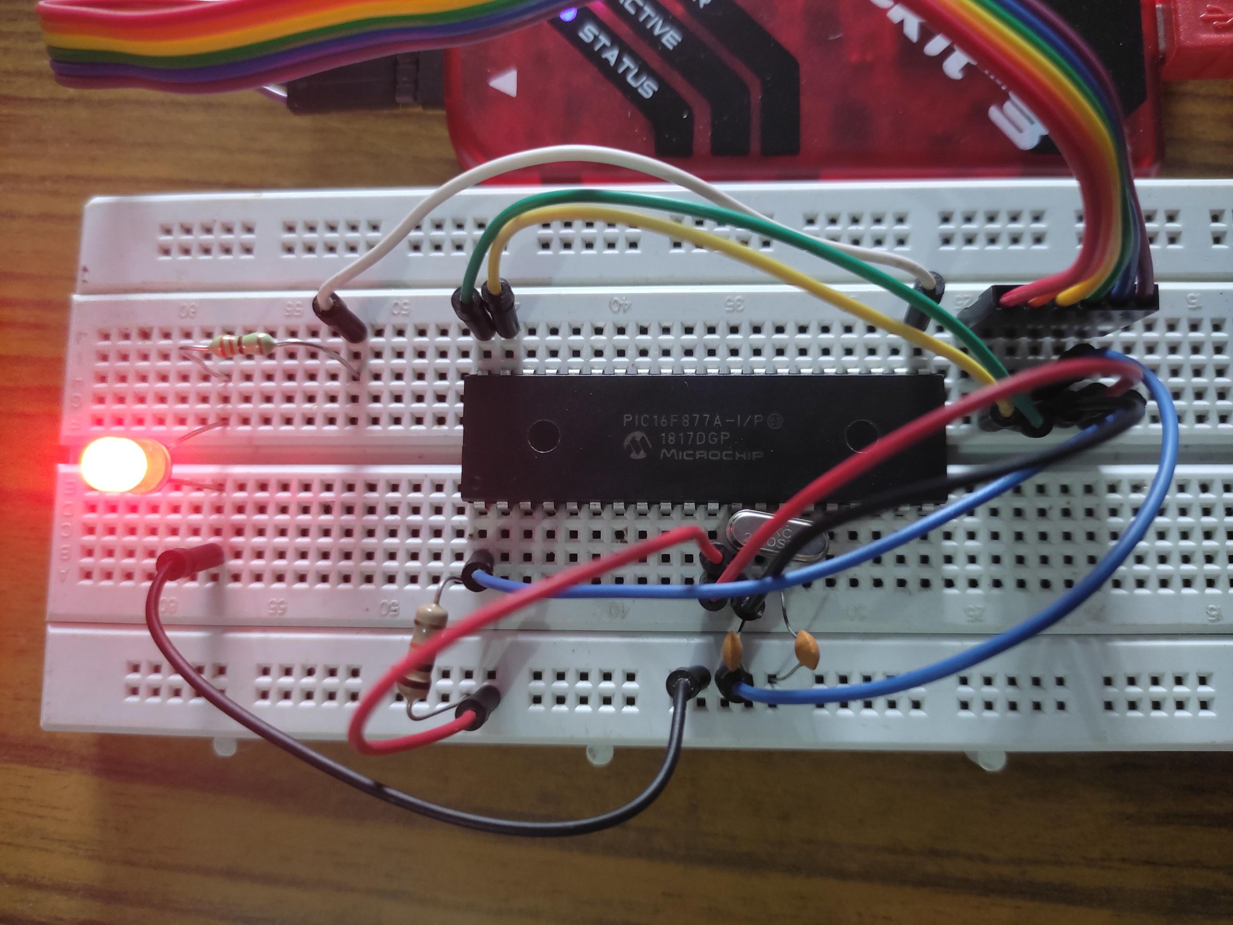 PIC16F877A LED Interfacing : 4 Steps (with Pictures) - Instructables