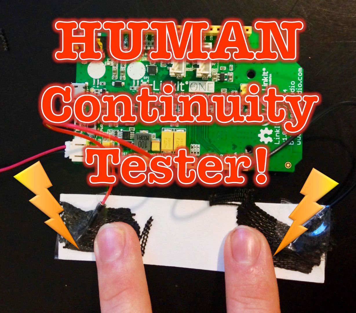 Human Continuity Tester! (Using Carbon Heat Tape) - Instructables