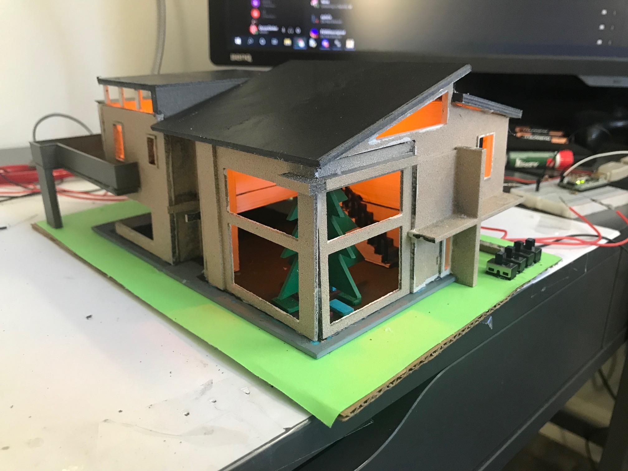 3d Printed House With Interior Lighting : 5 Steps - Instructables