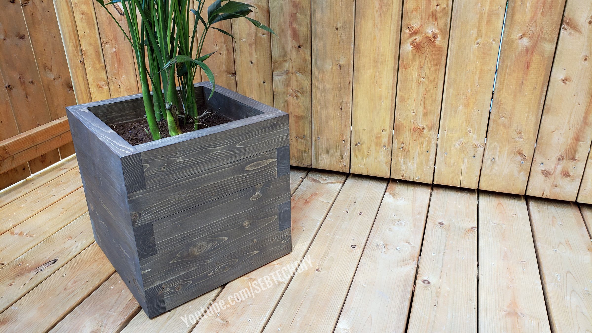 DIY Modern Planter Box / Made With 2x4's : 16 Steps (with Pictures ...